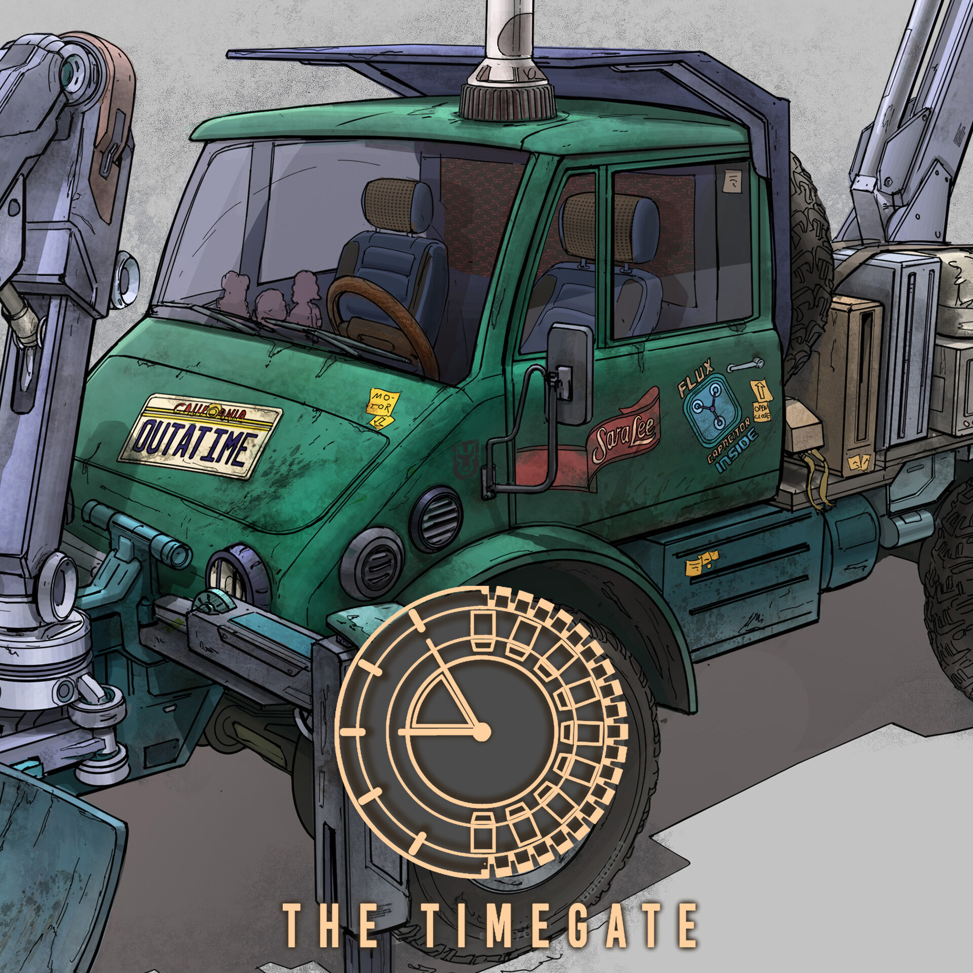 ArtStation - FZD Term 2 Project – The Timegate / Vehicle Design
