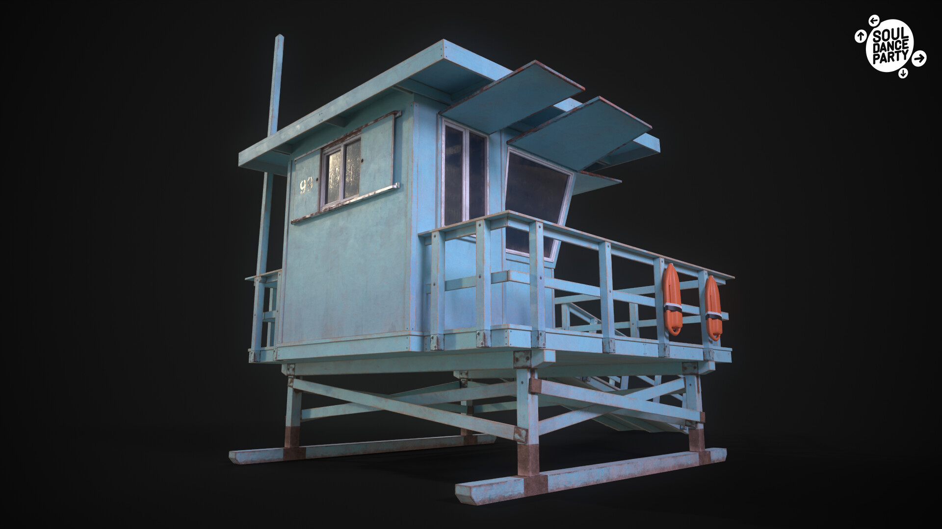 ArtStation - lifeguard_Tower