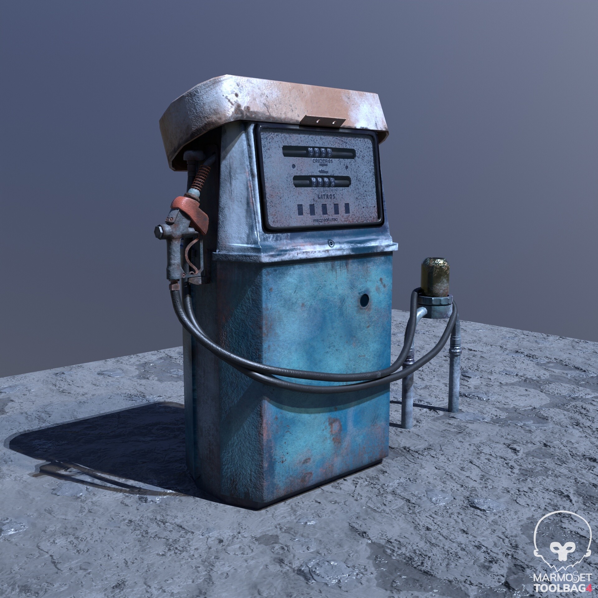 ArtStation - Gas Station Prop