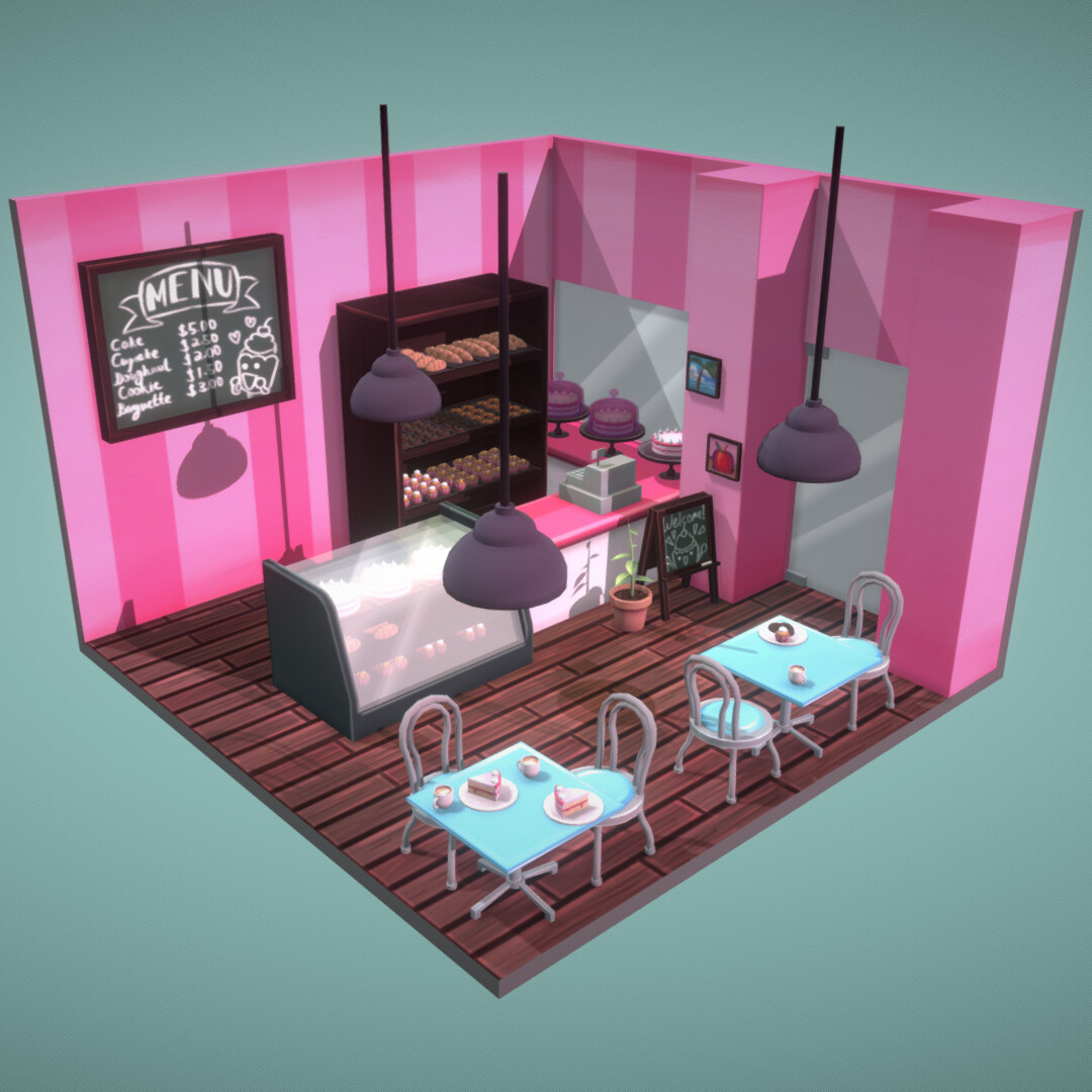 ArtStation - Café Interior