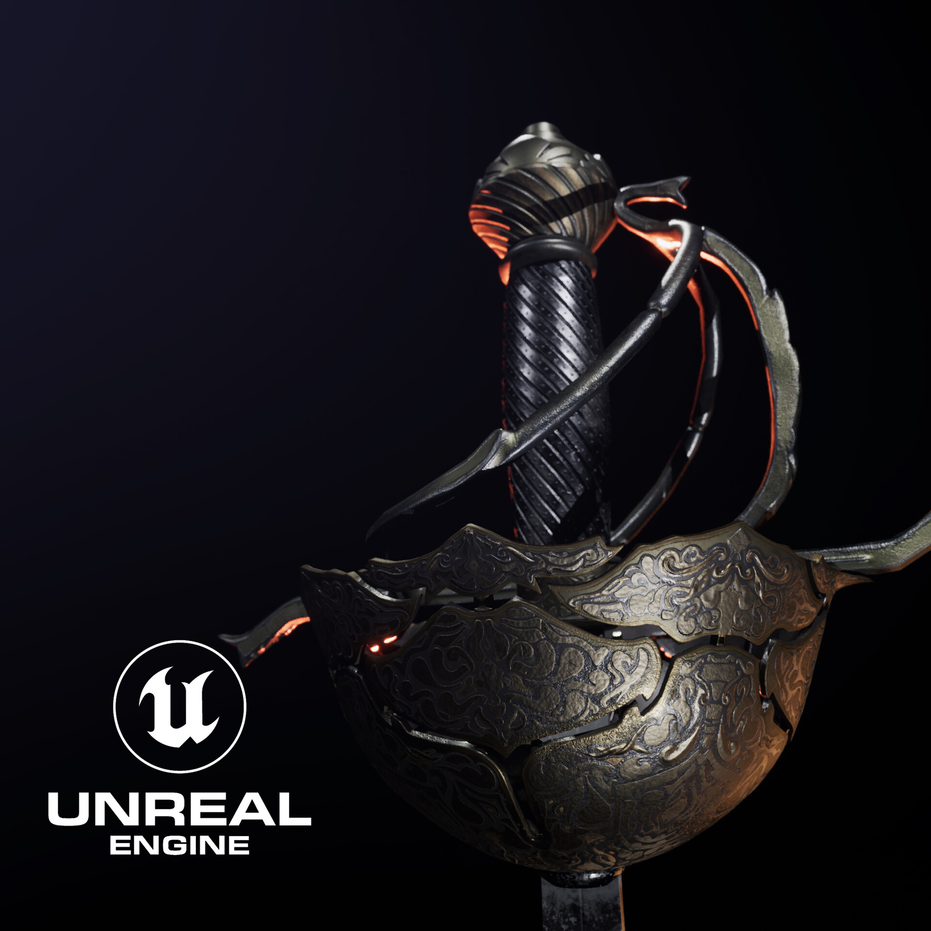 ArtStation - Rapier Sword - Prop Real-Time