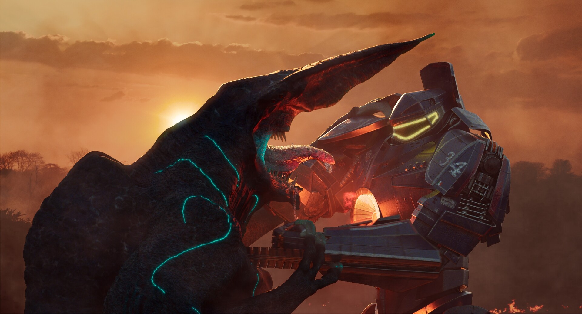 ArtStation - Pacific Rim | Fight in fire