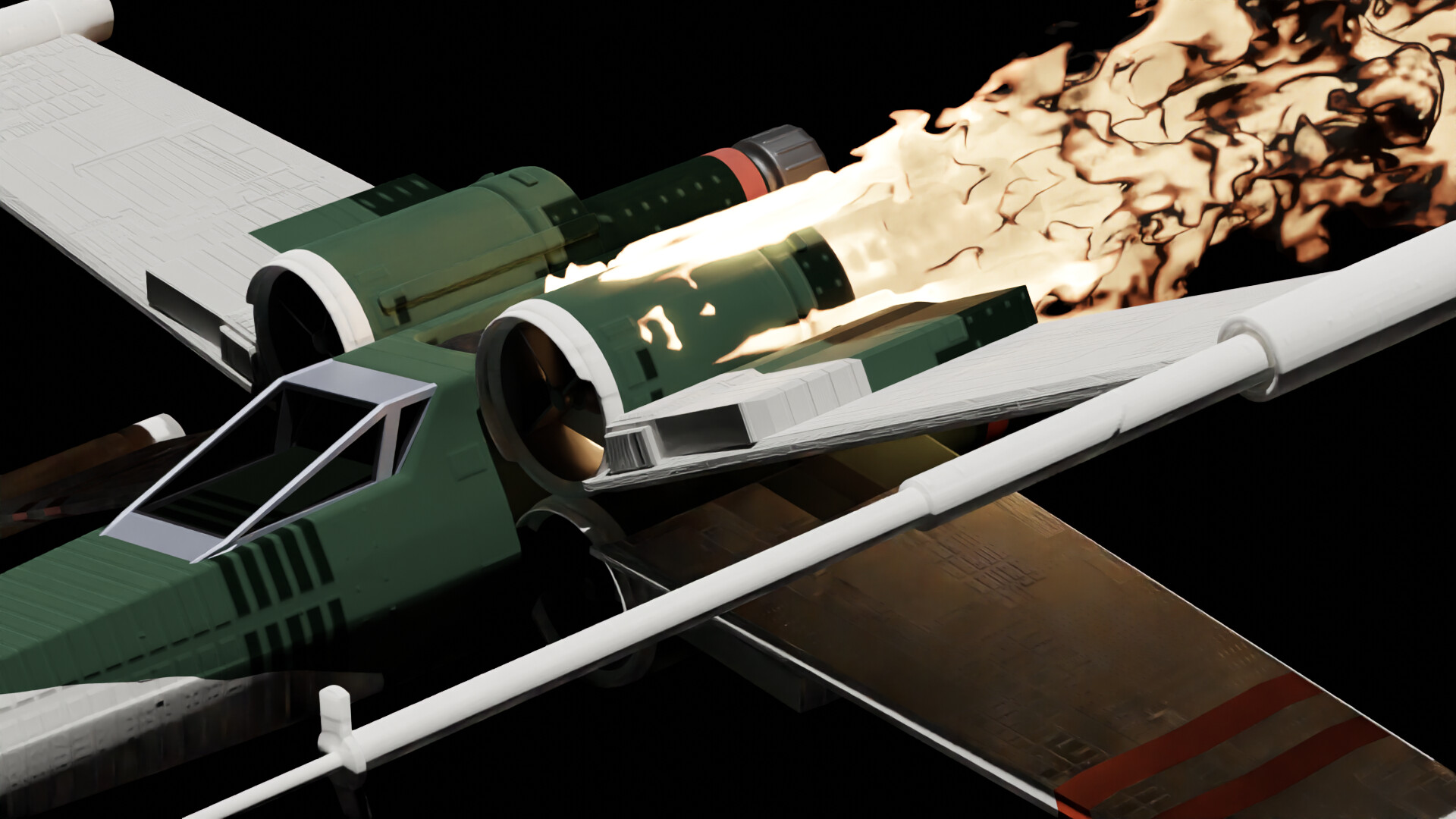 ArtStation - Engine Fire Test 1