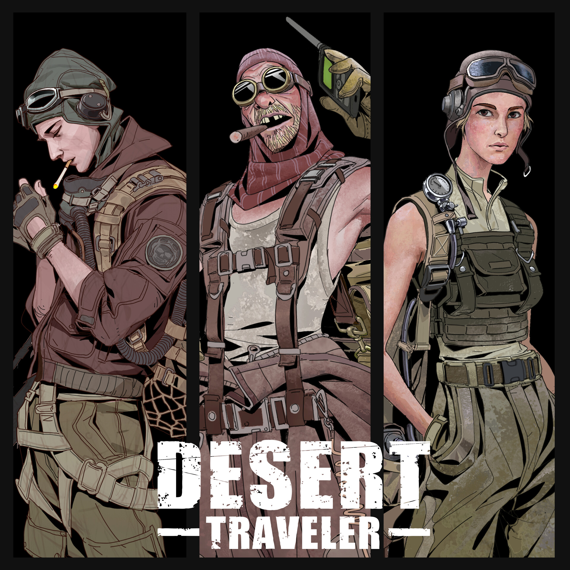 ArtStation - Desert traveler