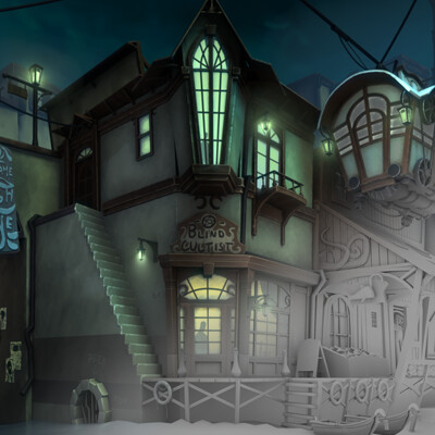 ArtStation - Innsmouth Dock