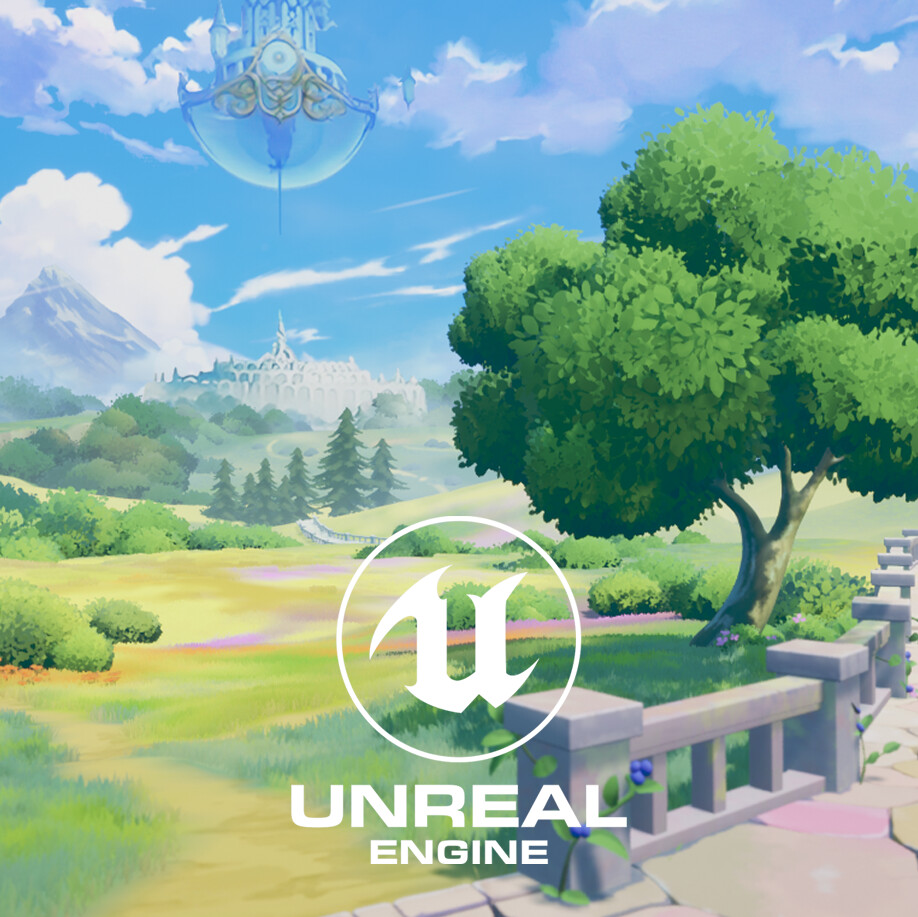 ArtStation - UE4 Stylized Scene