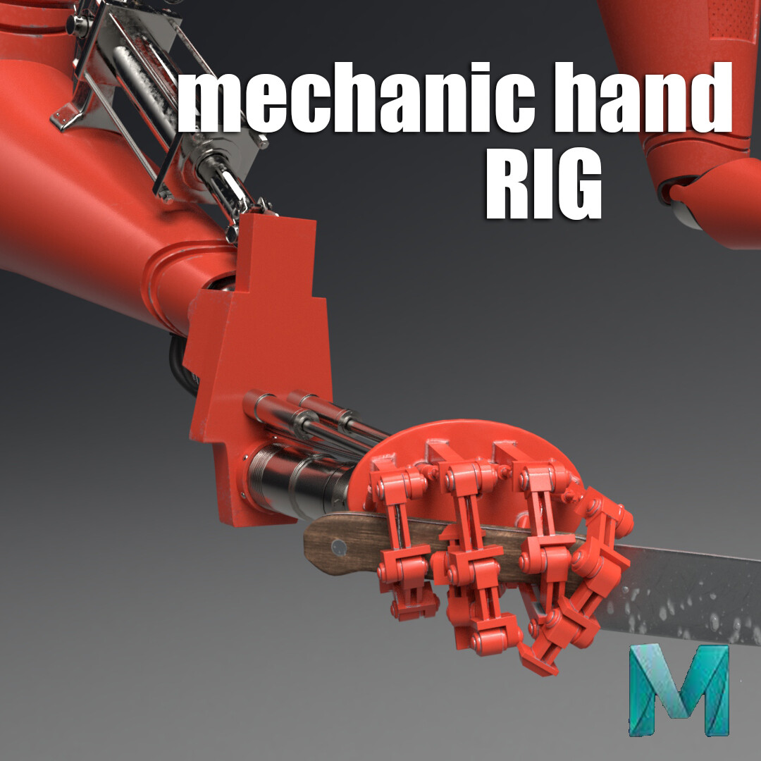 ArtStation - Mechanic Hand Rig