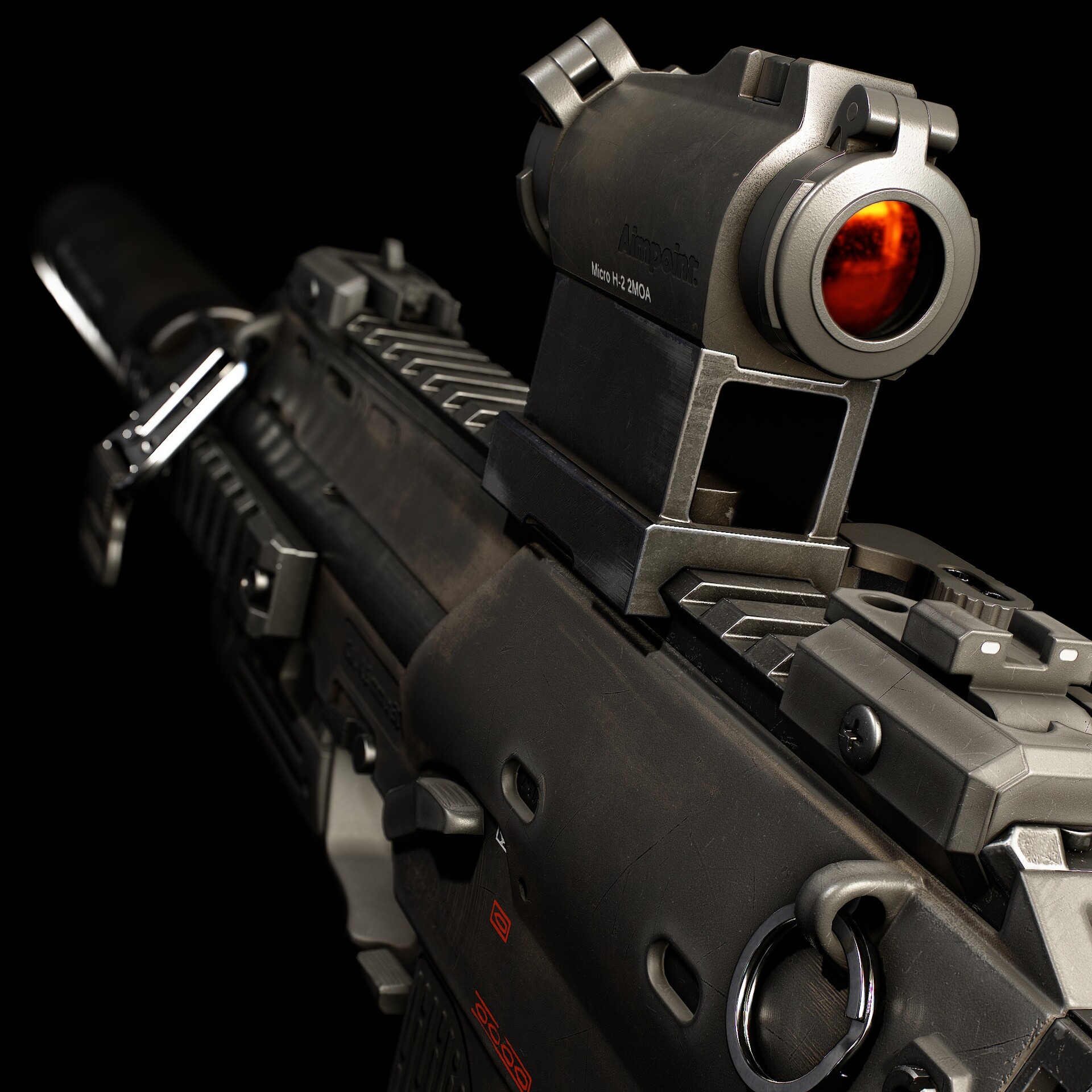 ArtStation - MP7 A1 Modelling