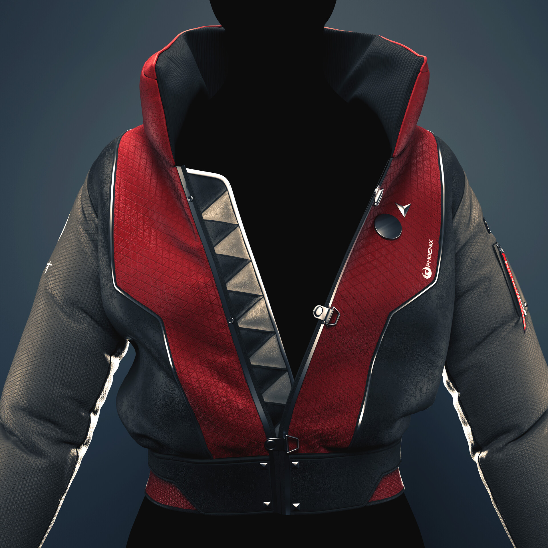 ArtStation - Cyberpunk Bomber Jacket