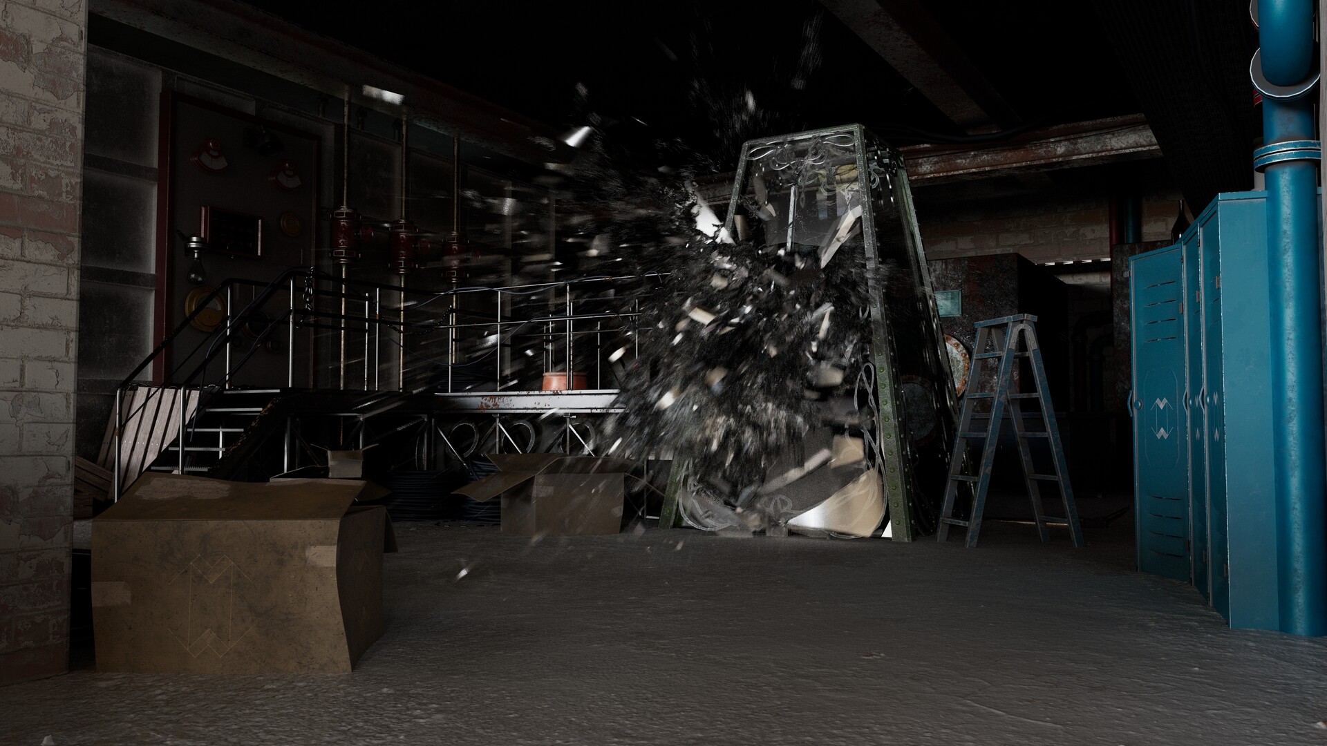 ArtStation - Backstage Environment for a graduation movie(Modeling ...