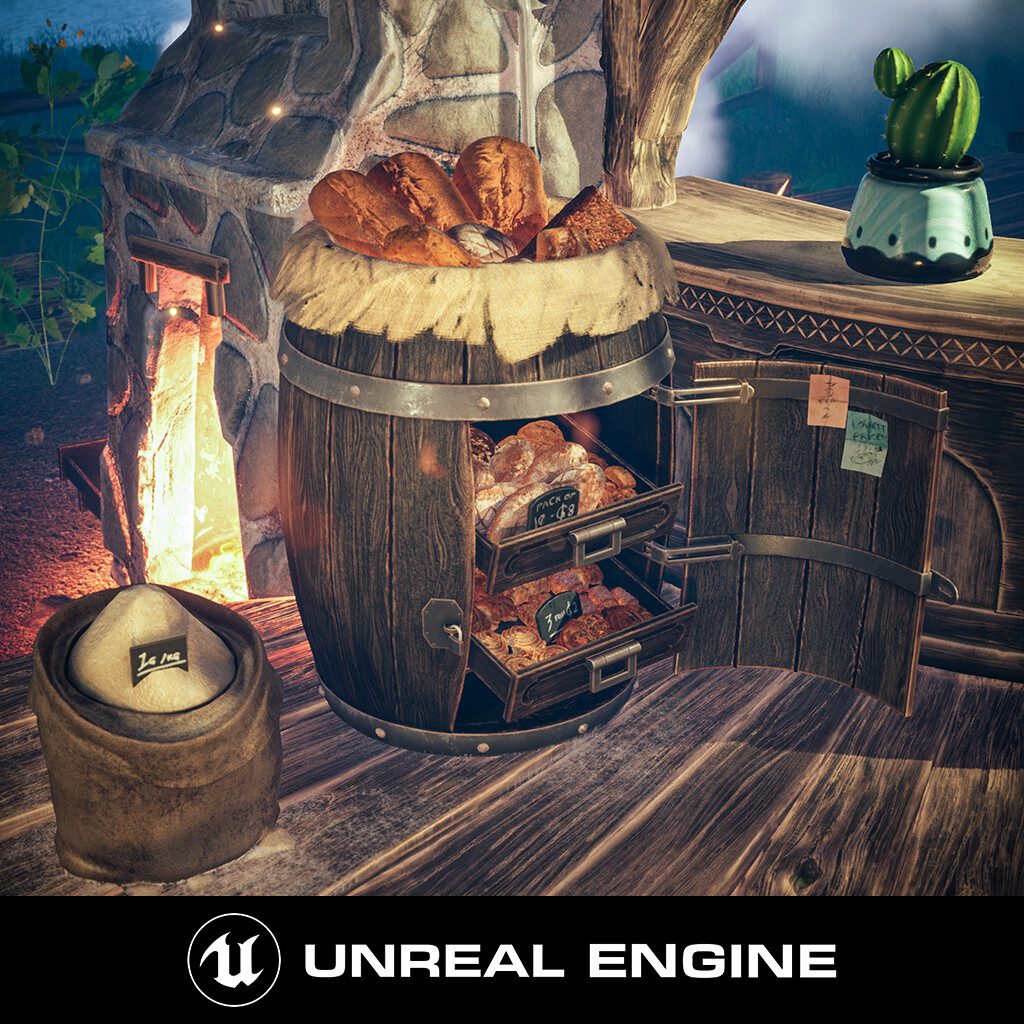 ArtStation - Bread Barrel