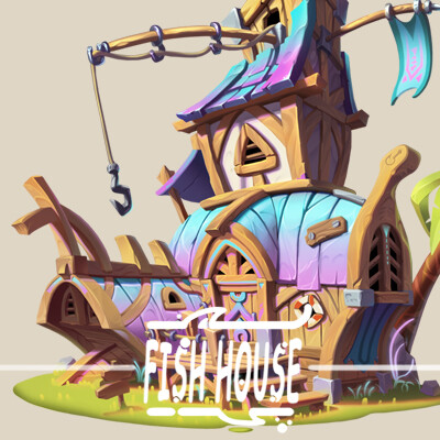 ArtStation - fish house