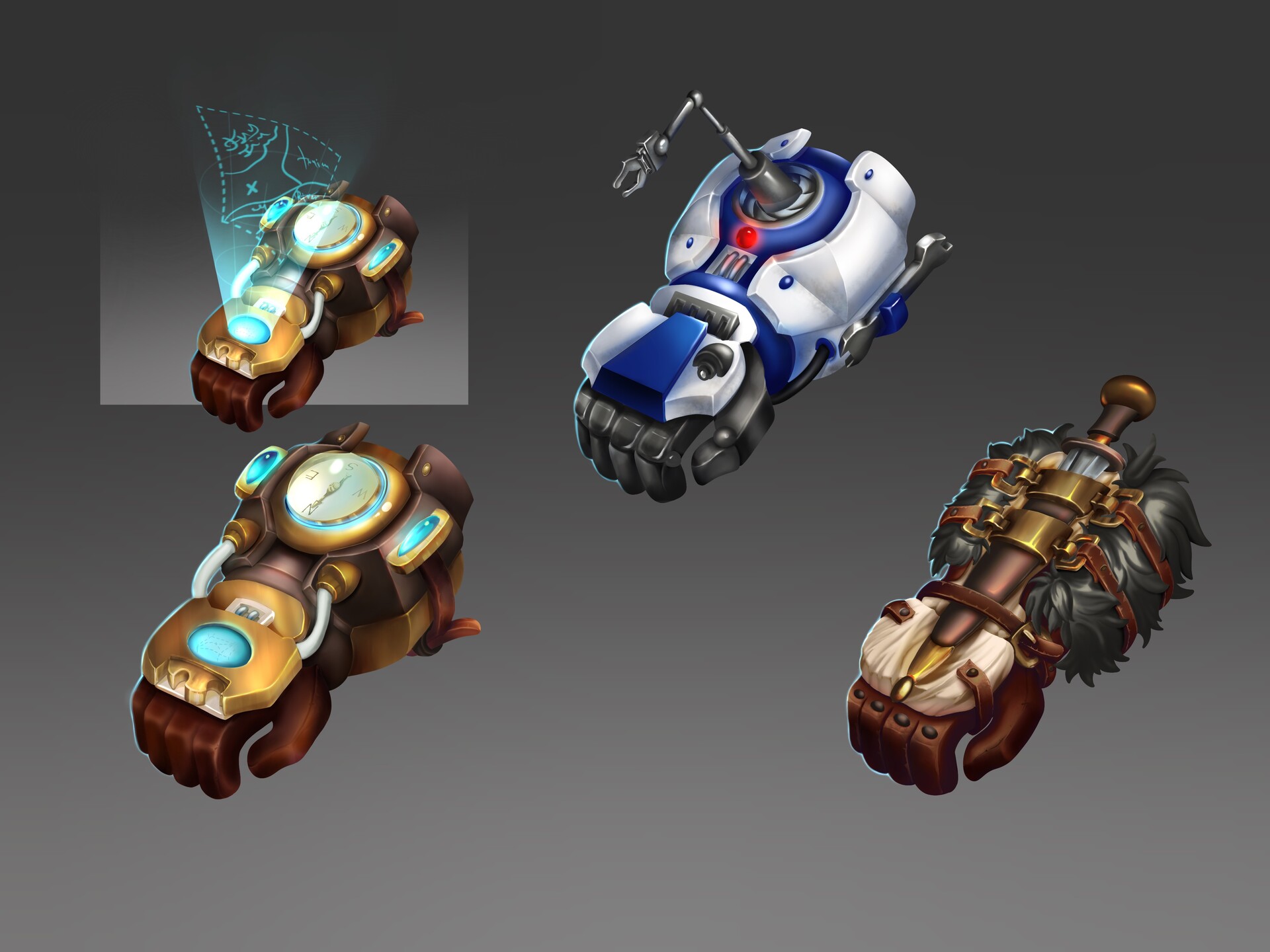 ArtStation - Fantasy gloves concept