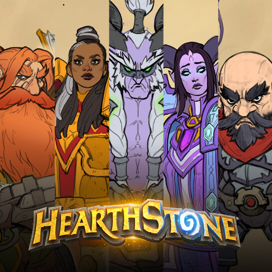 ArtStation - Hearthstone - Alliance Mercenaries