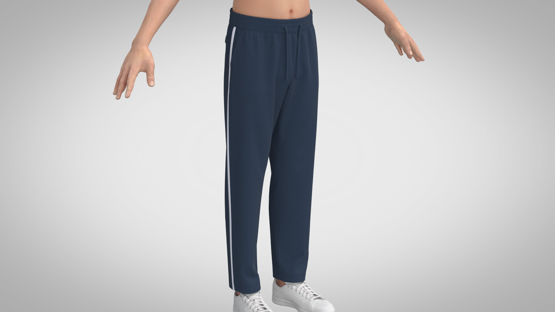 ArtStation - Sweatpants 2, Marvelous Designer, Clo3D