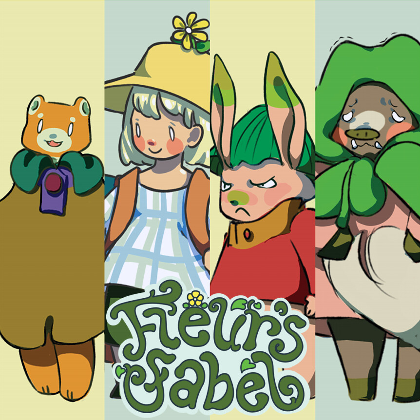 ArtStation - Fleur's fabel - Character designs