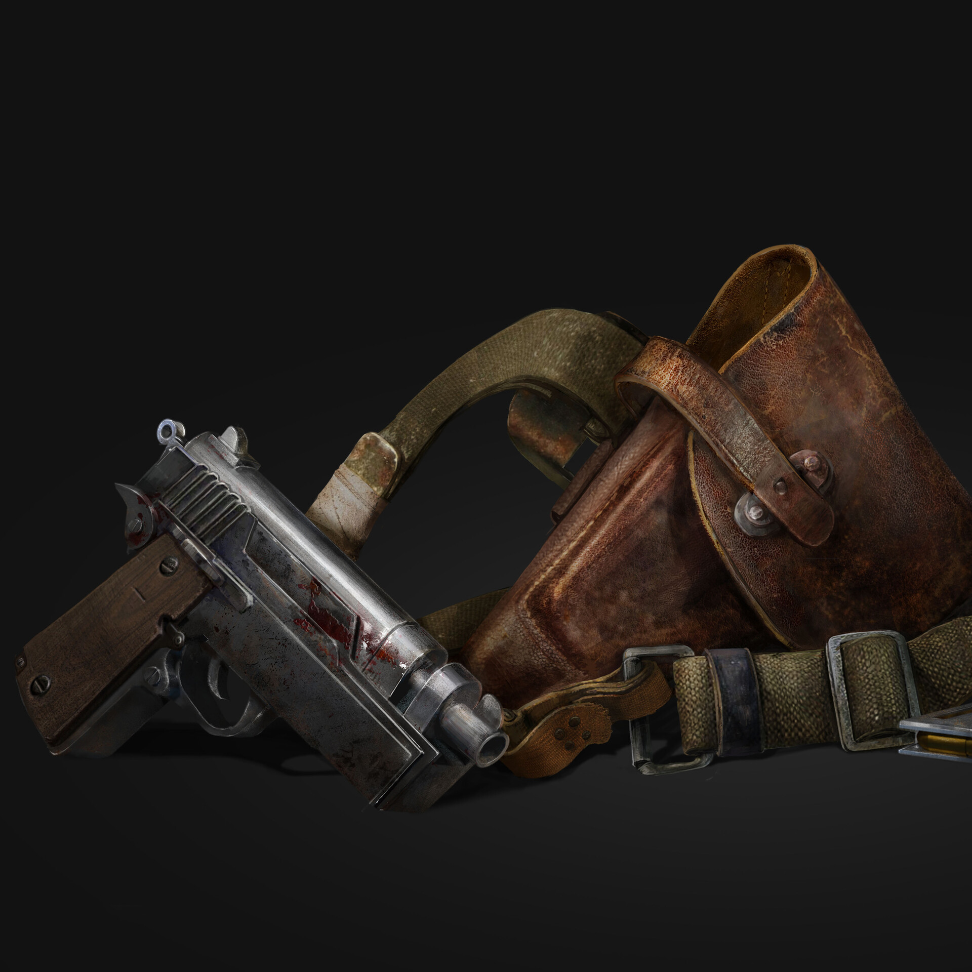 ArtStation - Gun & Holster