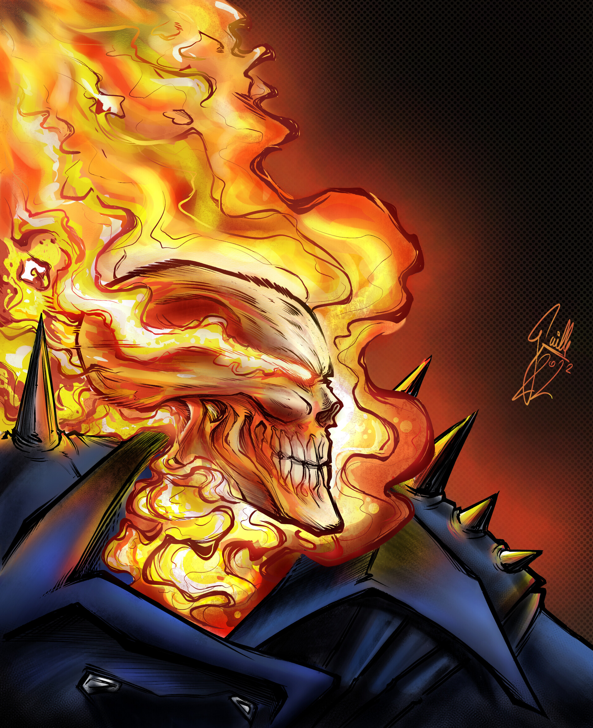 ArtStation - The Ghost Rider