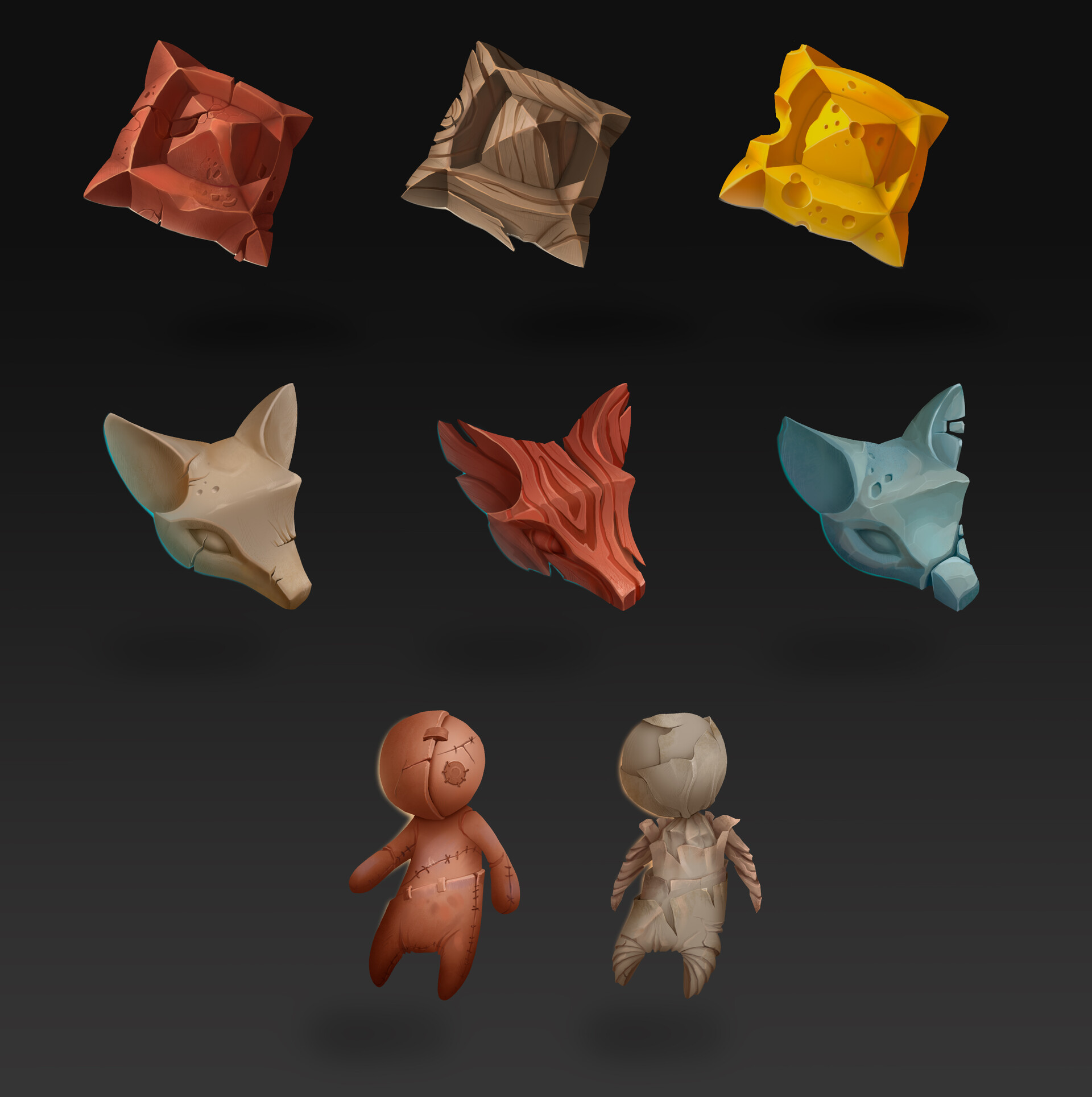 ArtStation - Matte materials