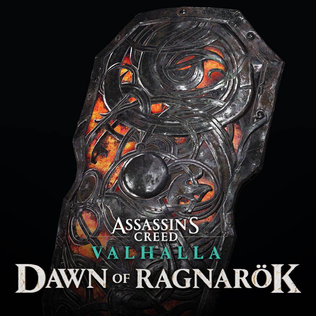 ArtStation - Muspelheim NPC Shield - Assasin's Creed Valhalla