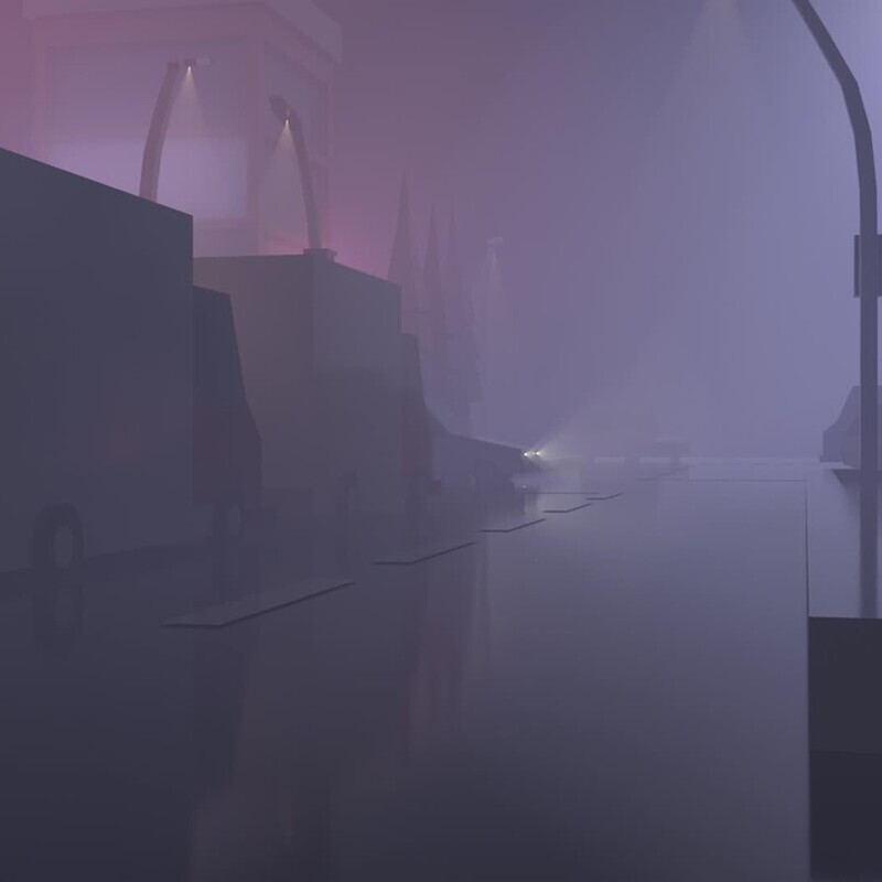 ArtStation - Cartoon city horror