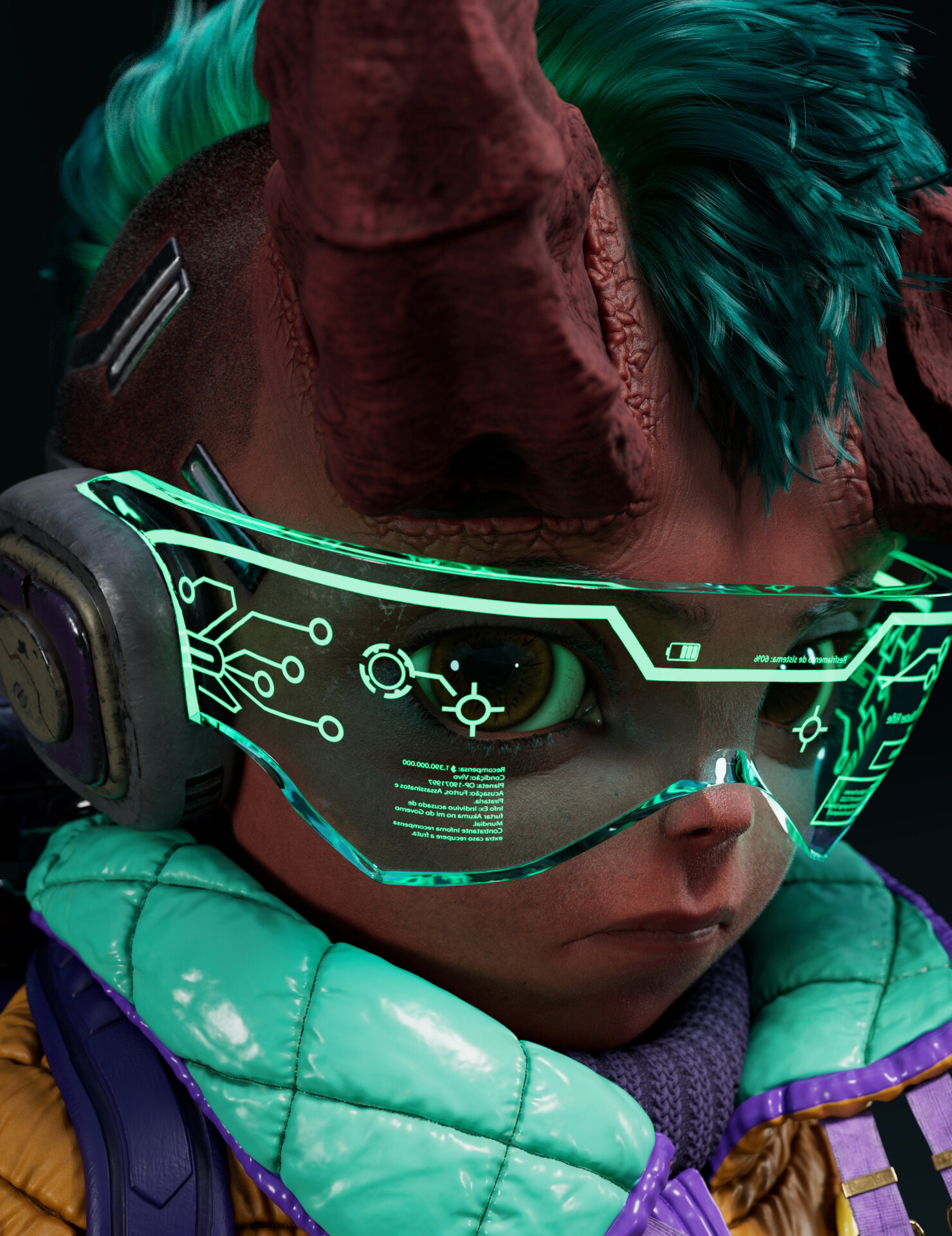 ArtStation - Cyberpunk Demon Baby