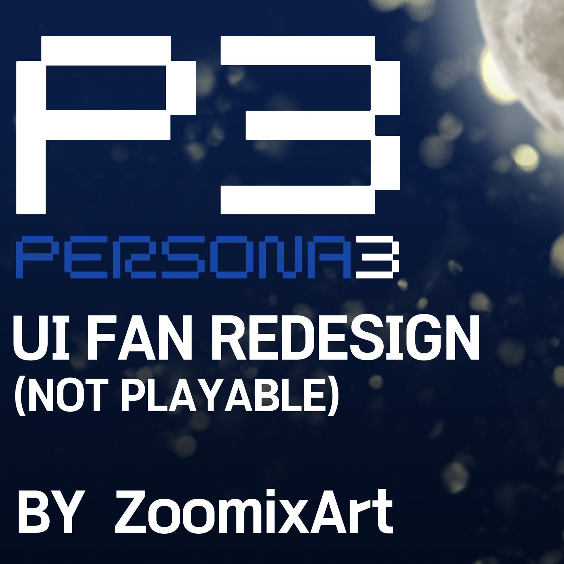 ArtStation - Persona 3 UI Redesign FAN IDEAS