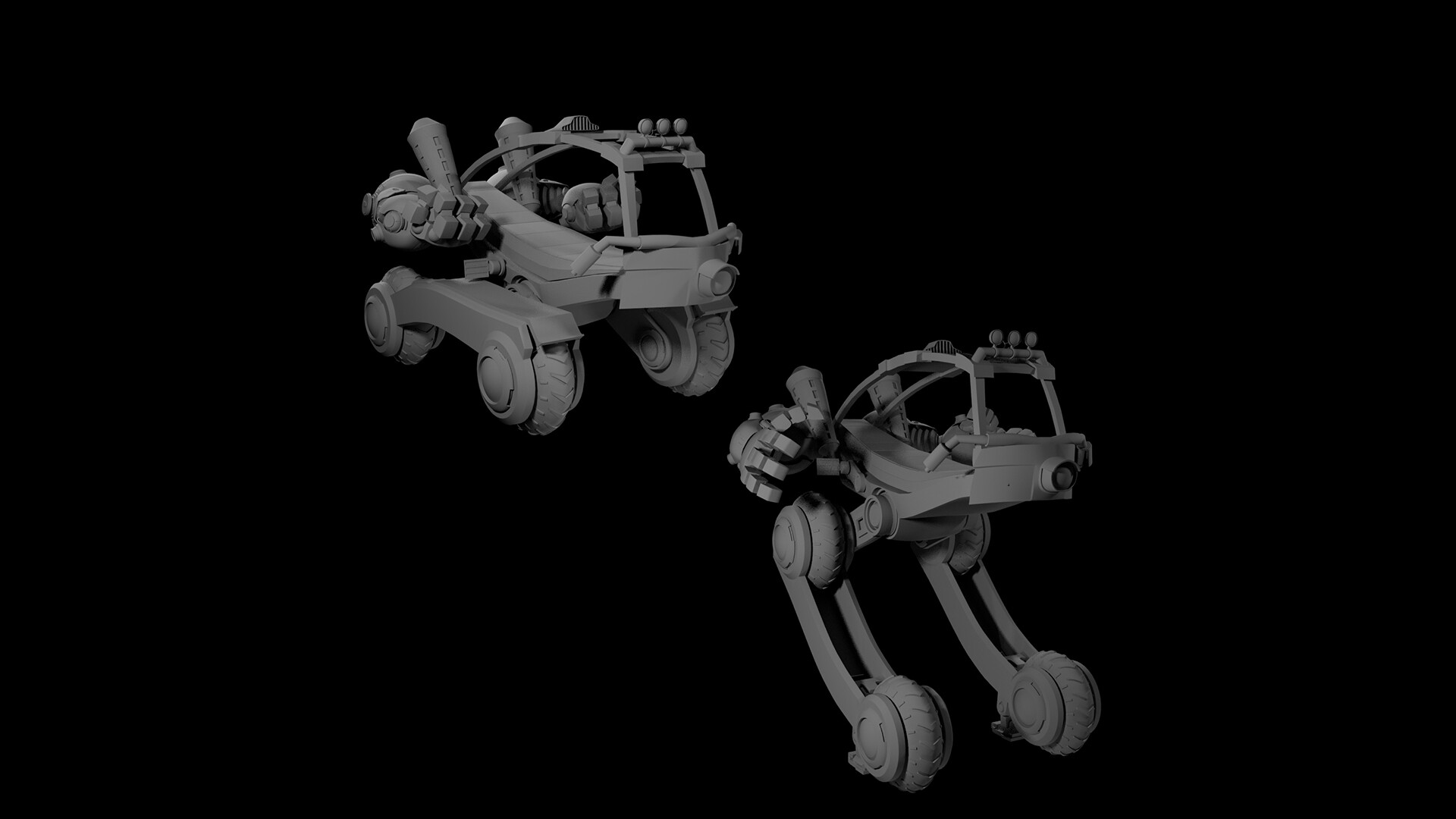 ArtStation - Mecha-Vehicle