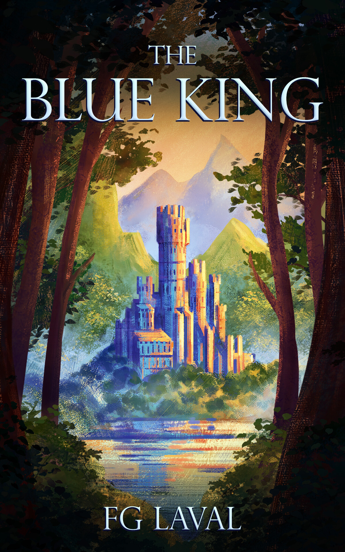 ArtStation - The Blue King (Book Cover Commission)