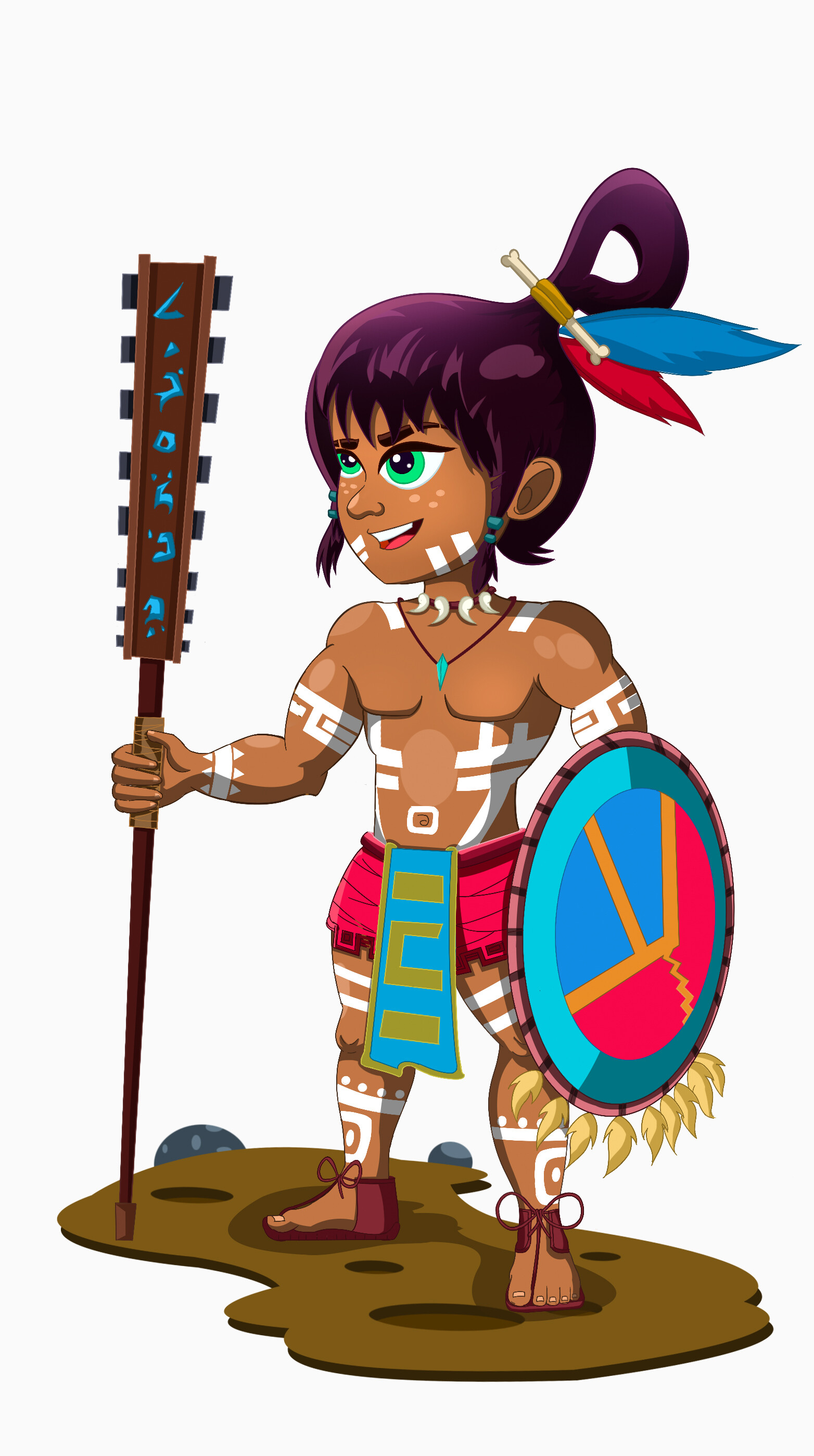 ArtStation - Tribal Boy Character Design