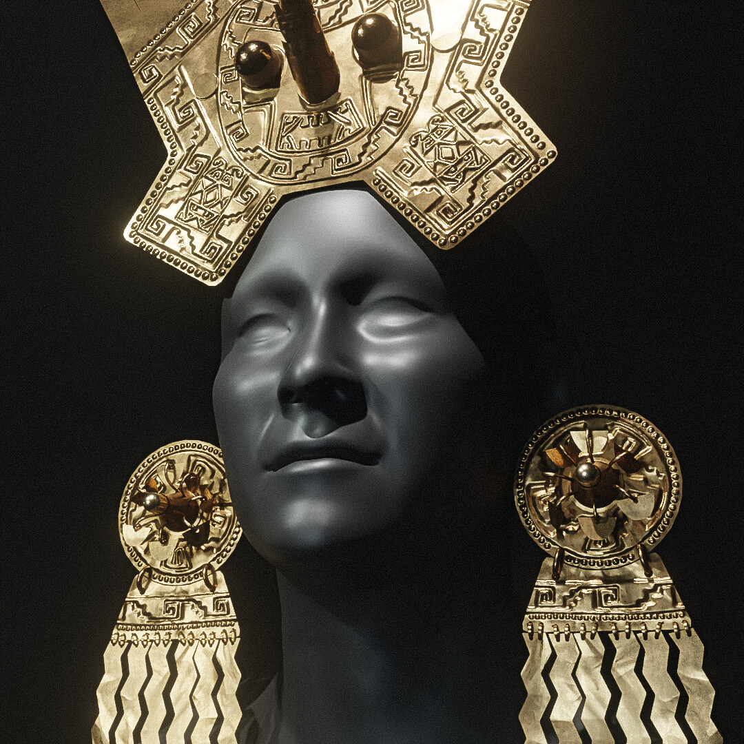 ArtStation - Gold Clothing - Chimu Culture
