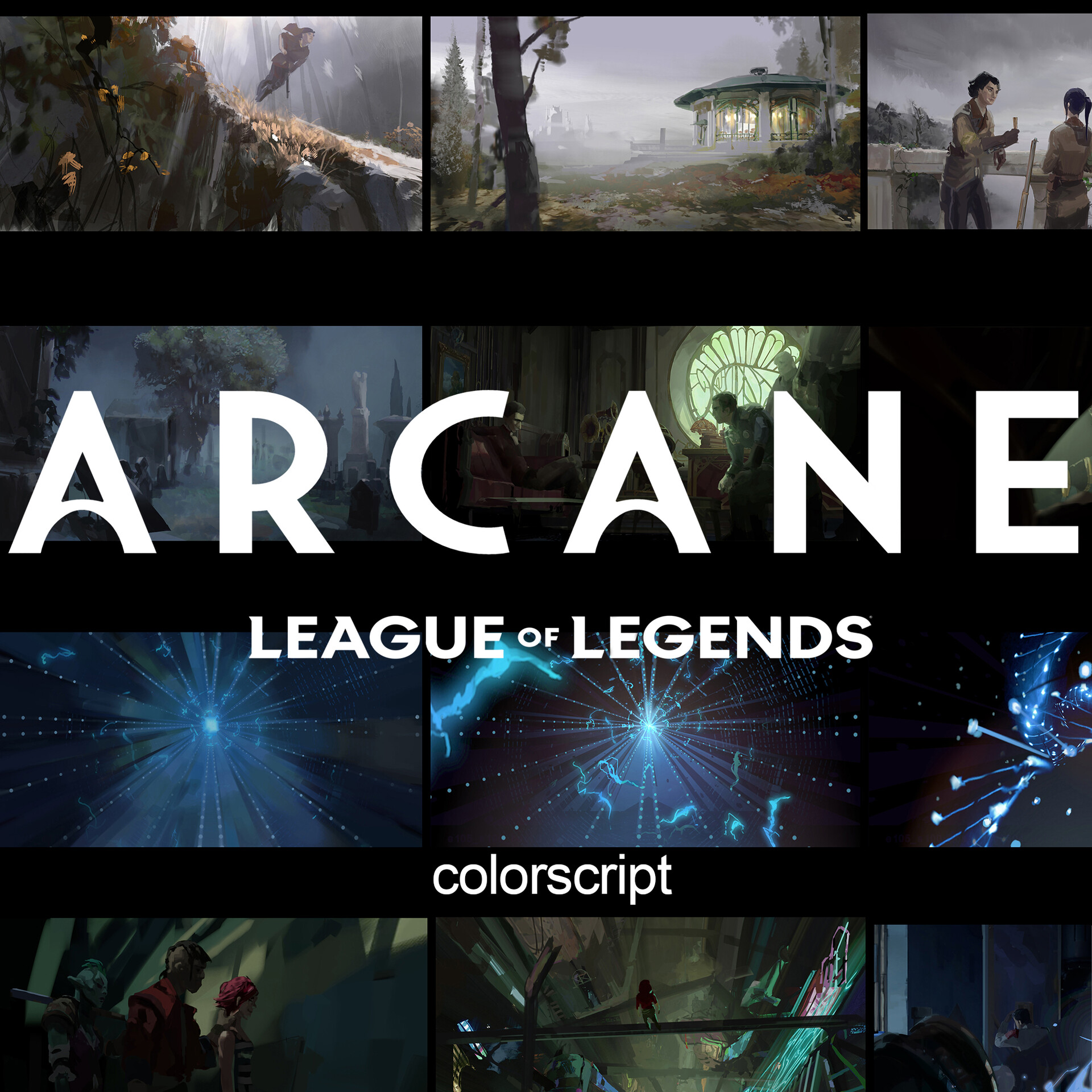 ArtStation - colorscript and colorkeys on episode 5 , Arcane , league ...