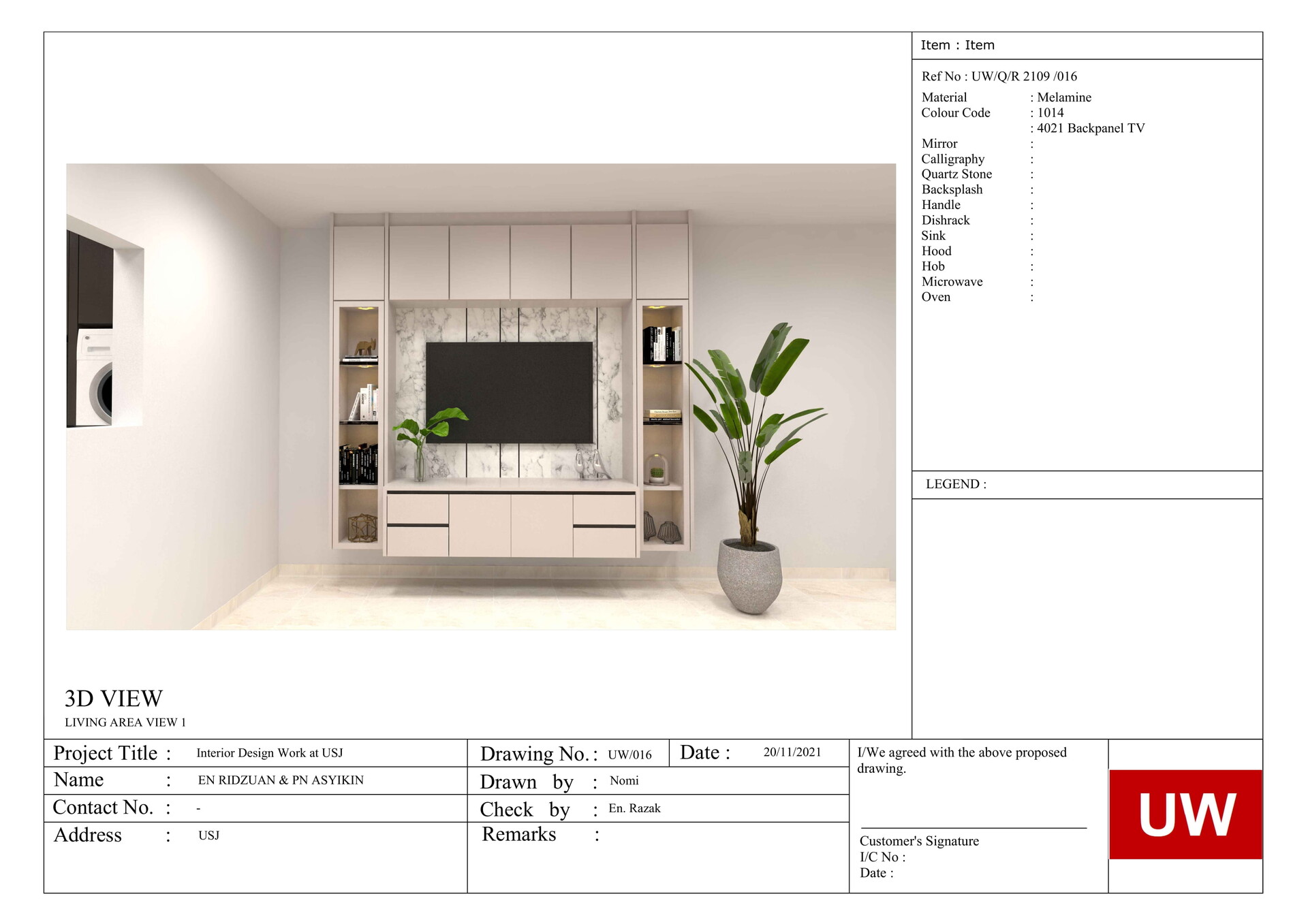 ArtStation - PROPOSAL INTERIOR DESIGN EN RIDHWAN AT USJ