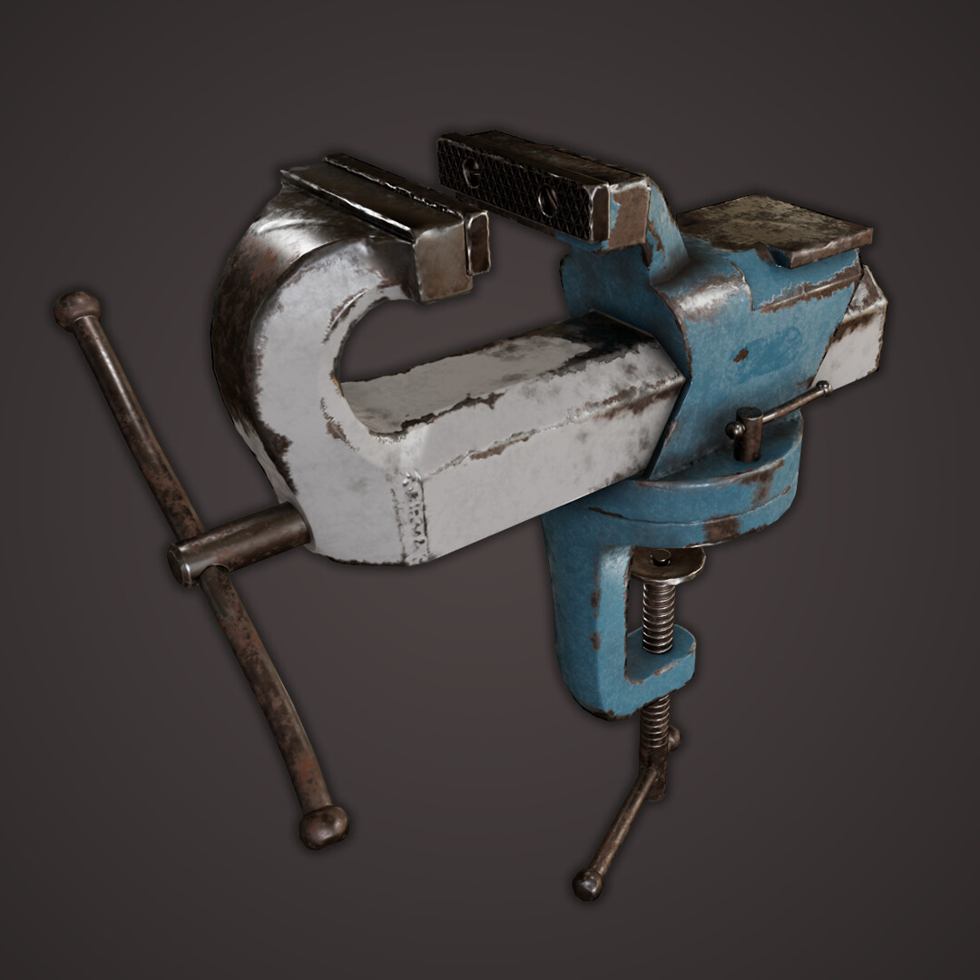 ArtStation - Bench Vise (Real-Time)