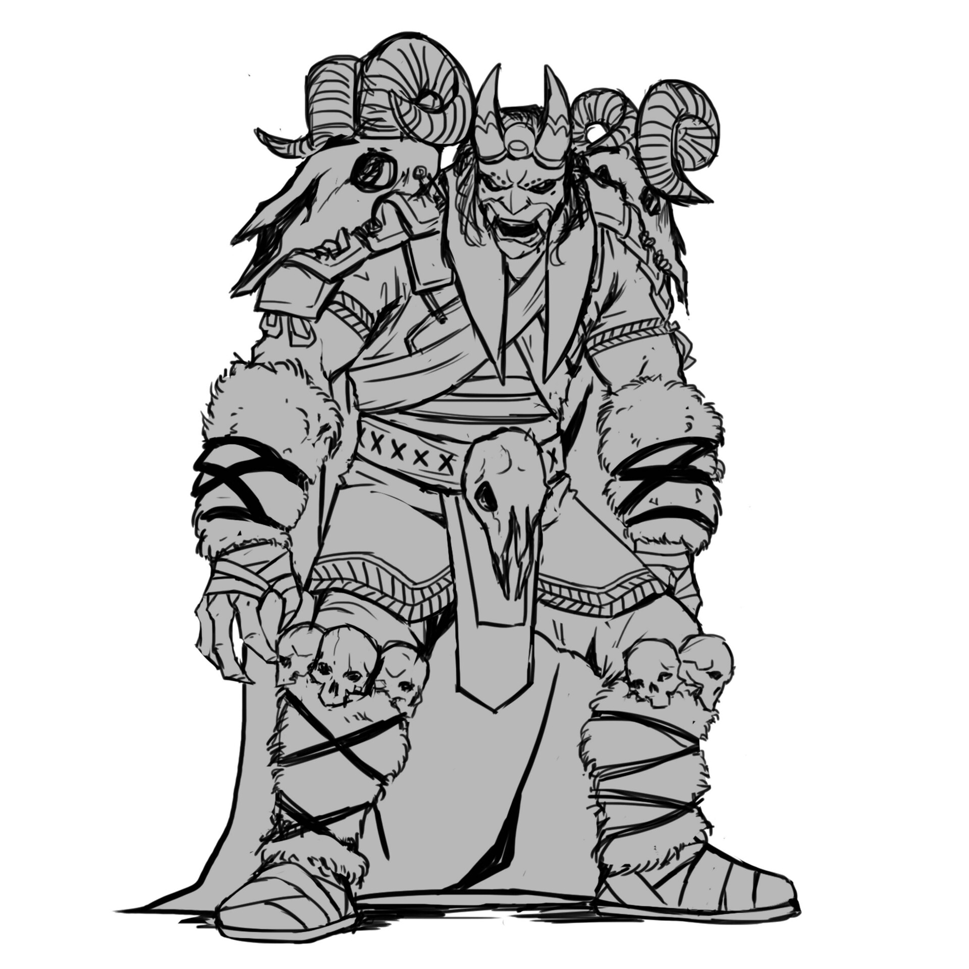 ArtStation - Demigod character concept