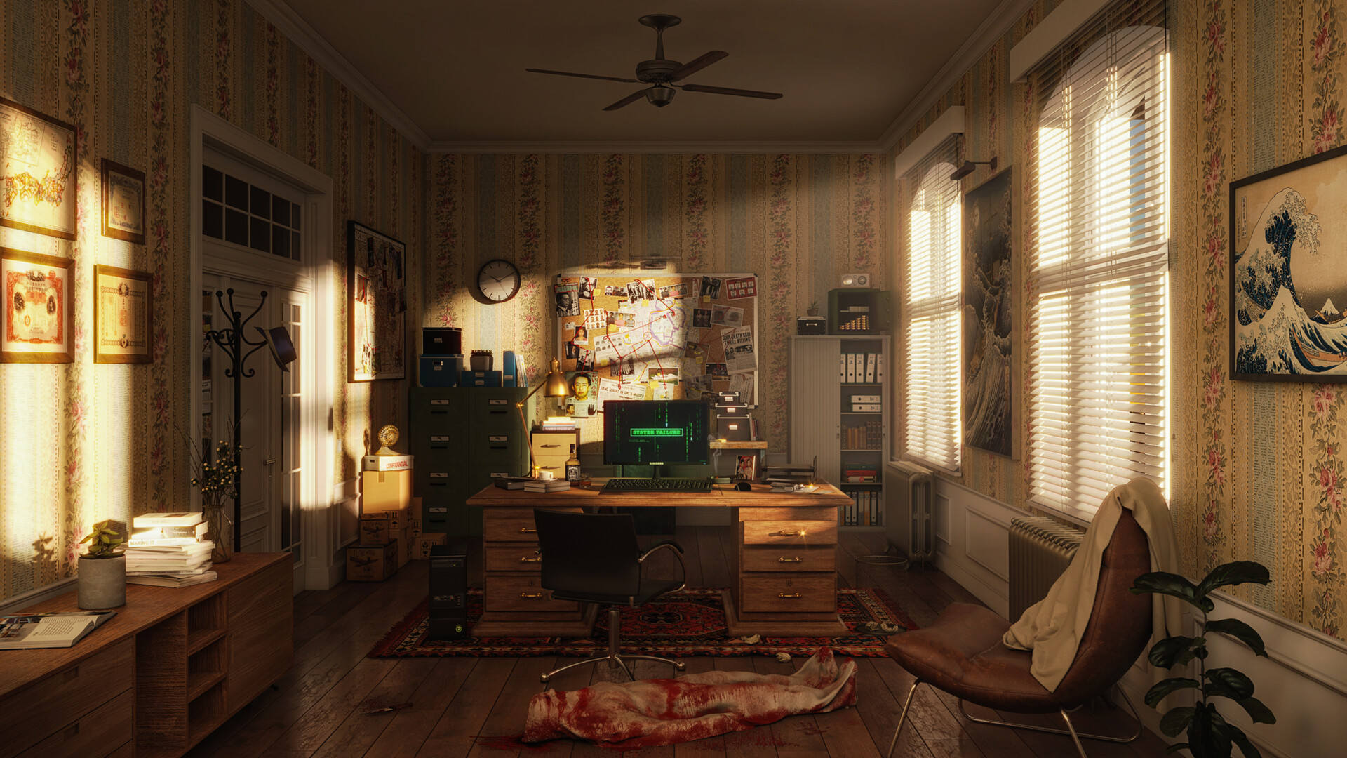 ArtStation - A corpse in the room