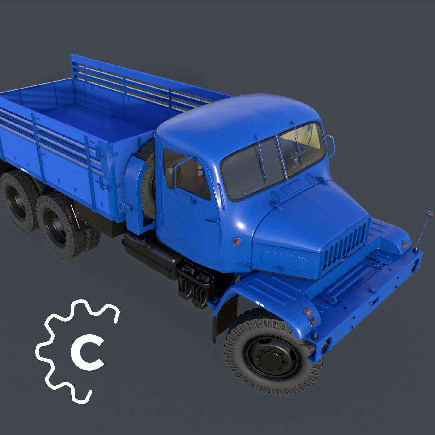 ArtStation - Praga V3S (Flatbed – Civilian Variant) [CoolWorks Studio]