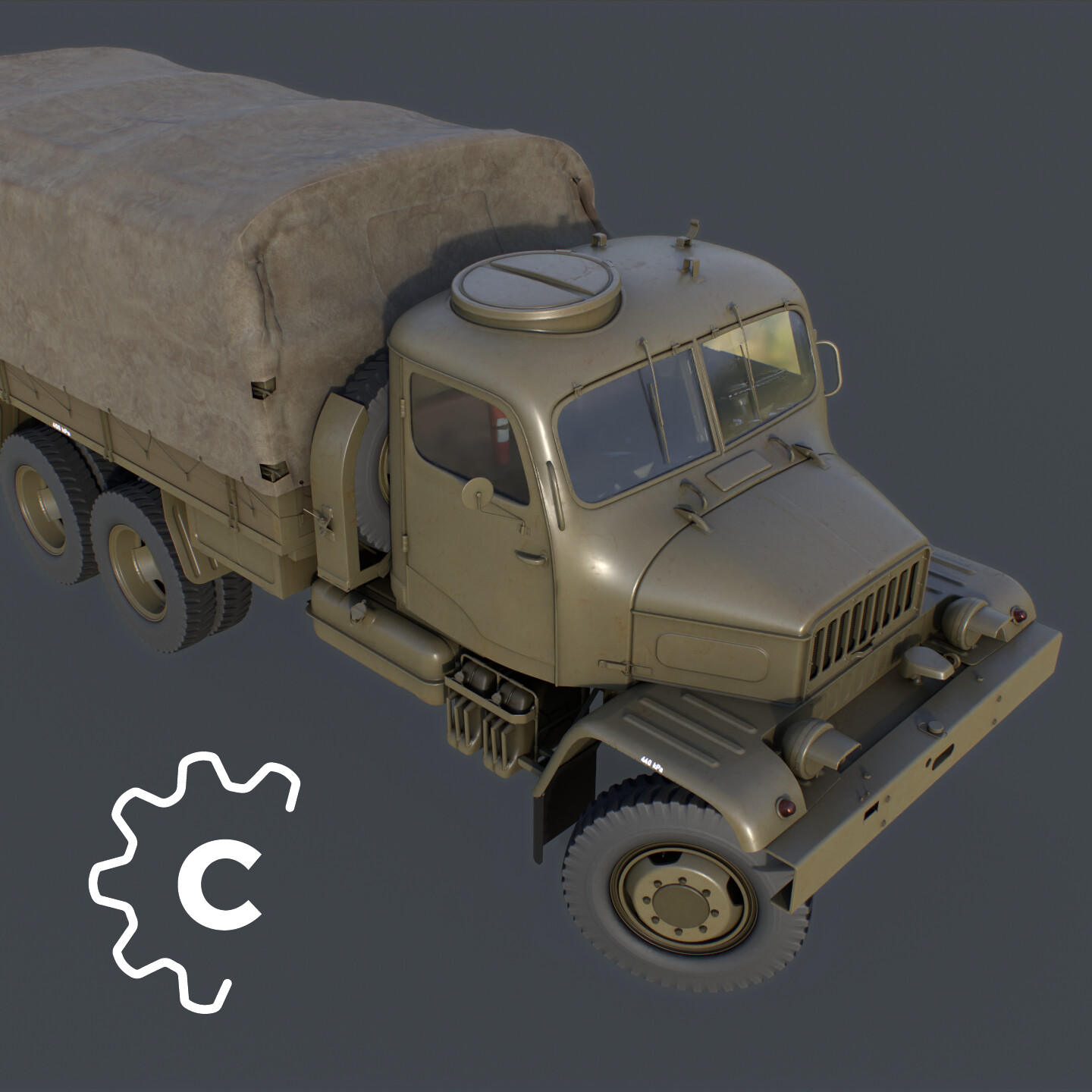 ArtStation - Praga V3S (Flatbed + Rocket Launcher – Military Variant ...