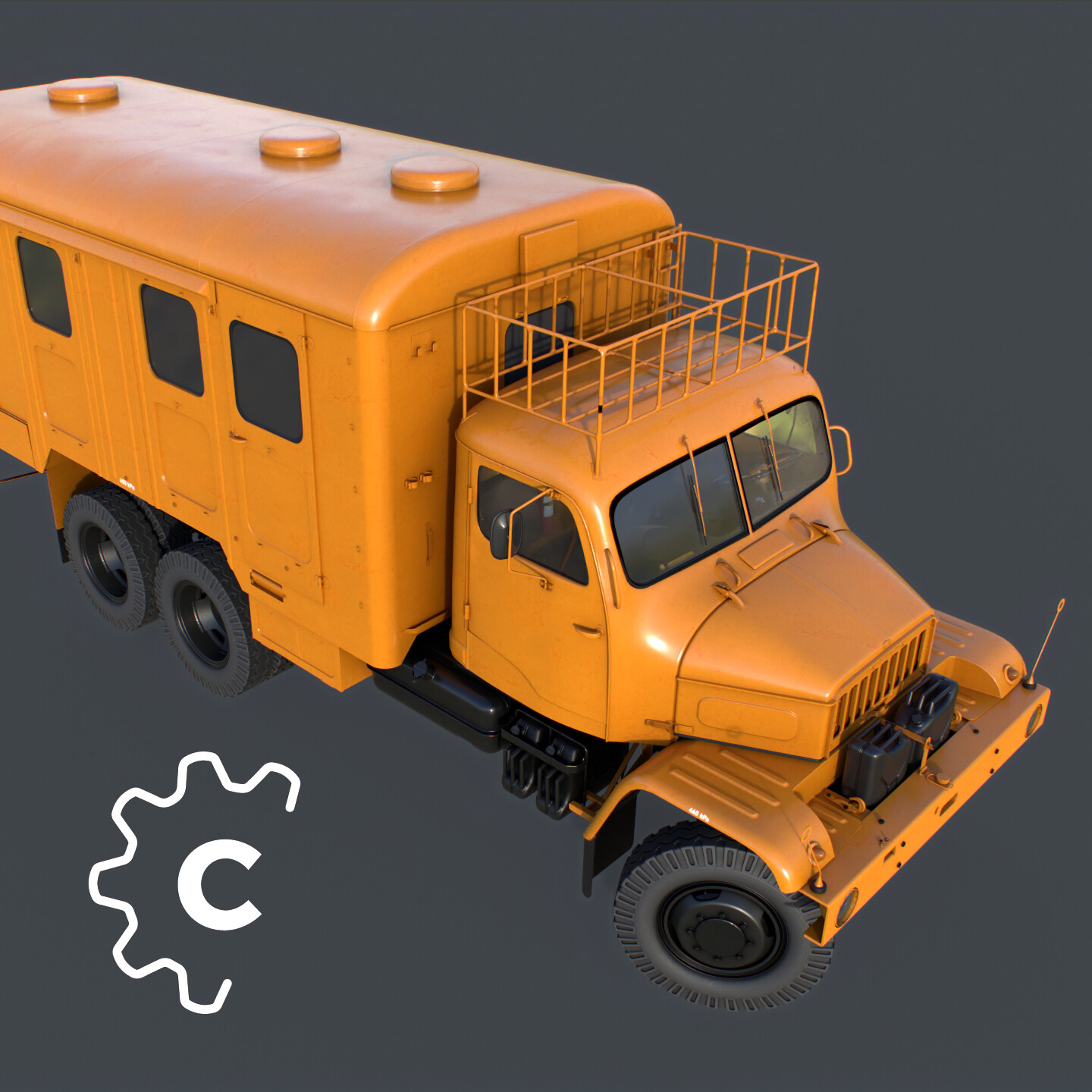 ArtStation - Praga V3S (Van – Civilian Variant) [CoolWorks Studio]