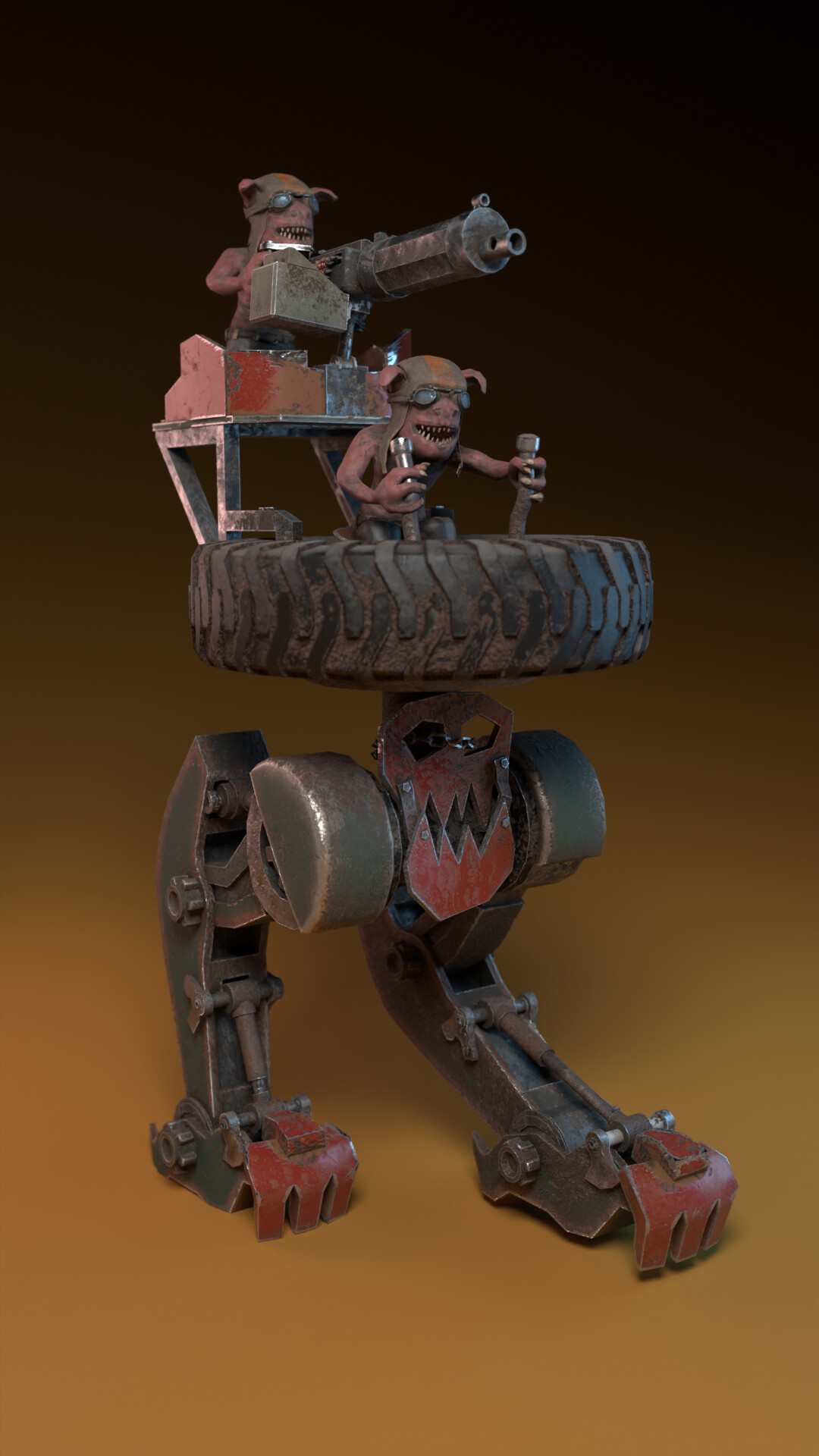 ArtStation - Goblin Scrap Walker