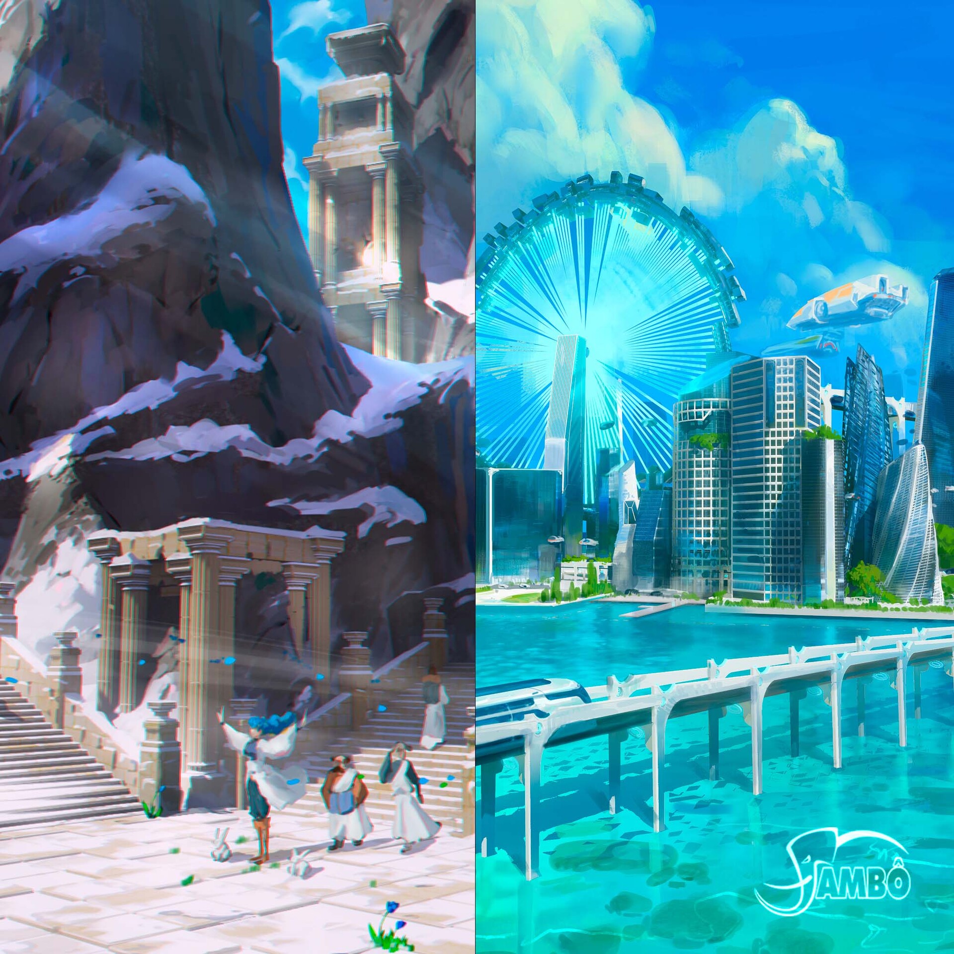 ArtStation - Environment for Jambô