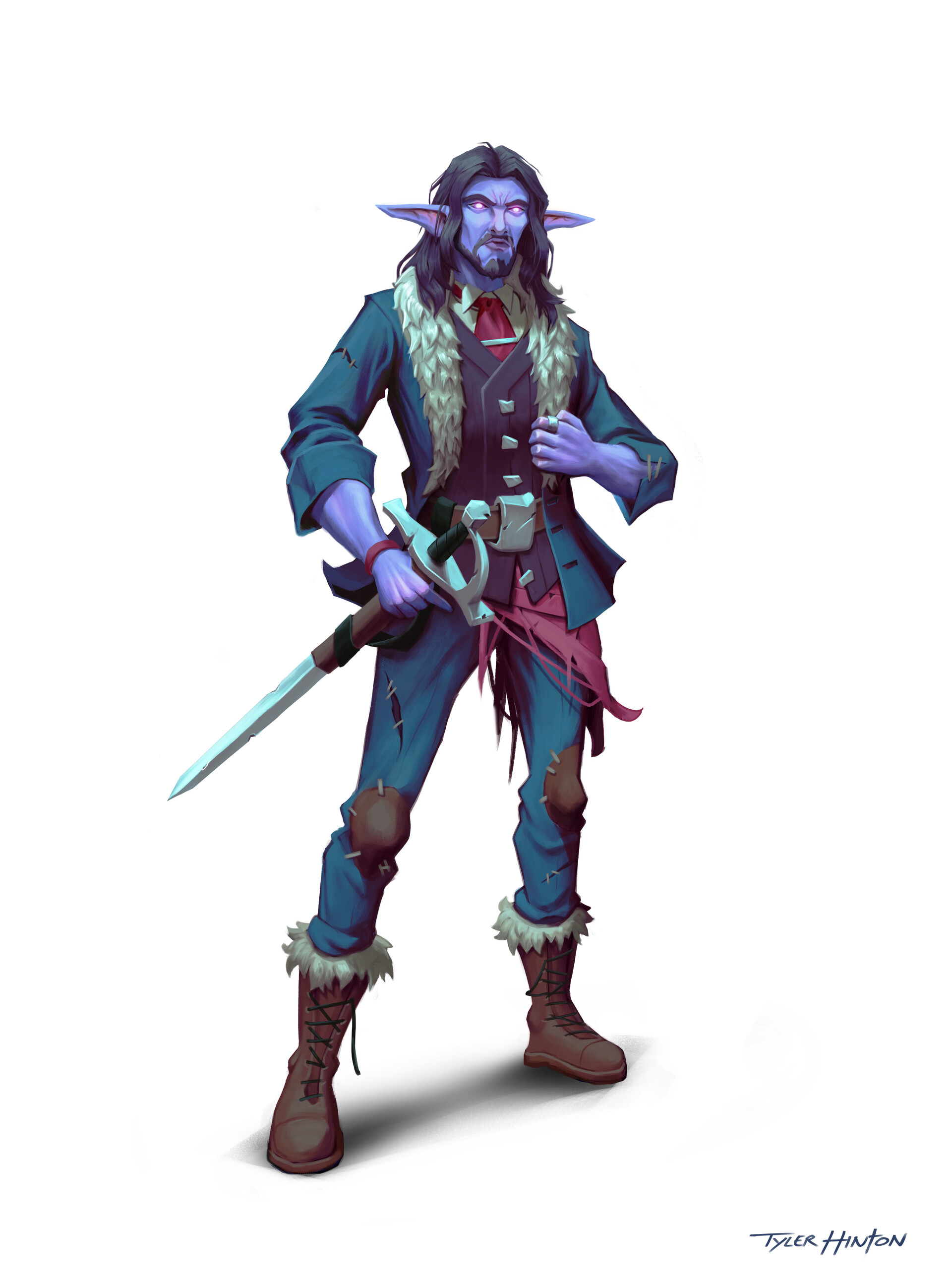 ArtStation - Dungeons and Dragons Drow Character Concept