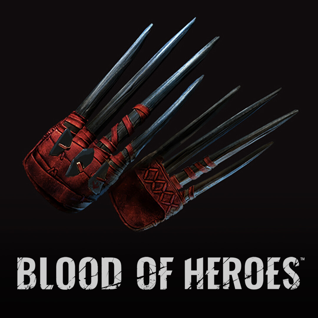 ArtStation - Weapon skins - Blood of Heroes