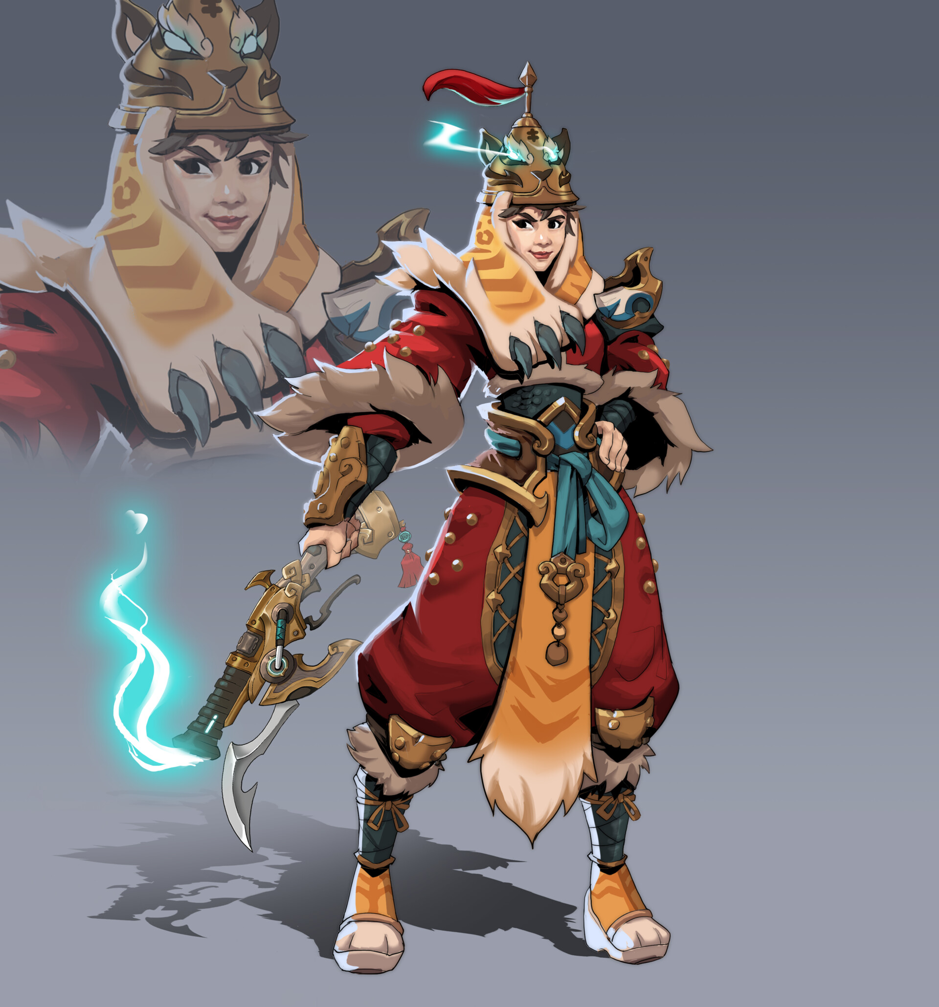 ArtStation - Joseon Tiger Warrior