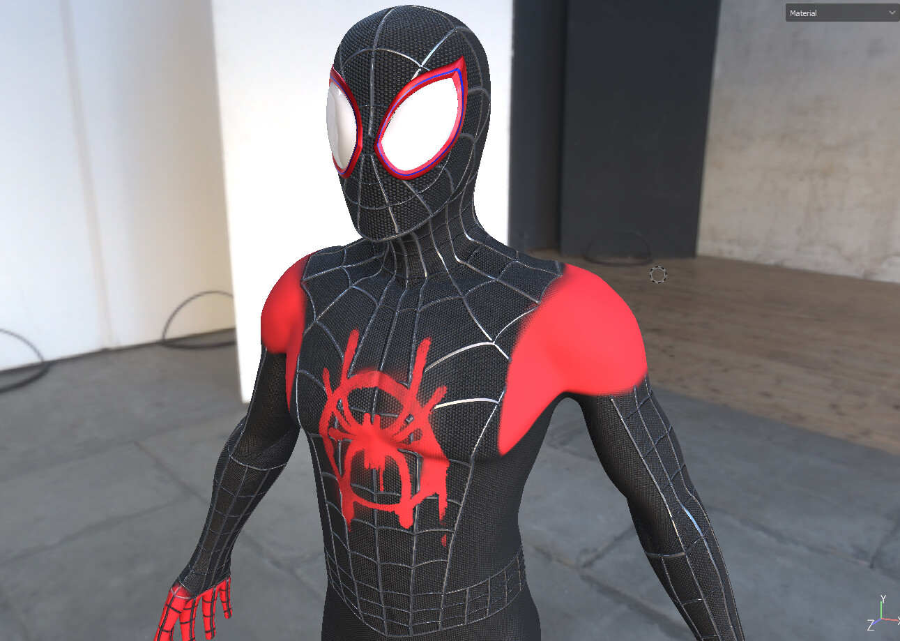 ArtStation - Miles Morales' Suit - Spider-Man: Into the Spider-Verse ...