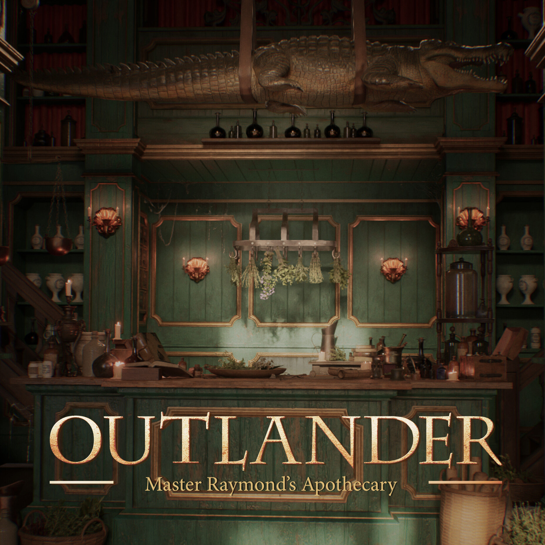 ArtStation - OutLander Raymond's Apothecary Fan art. Unreal5