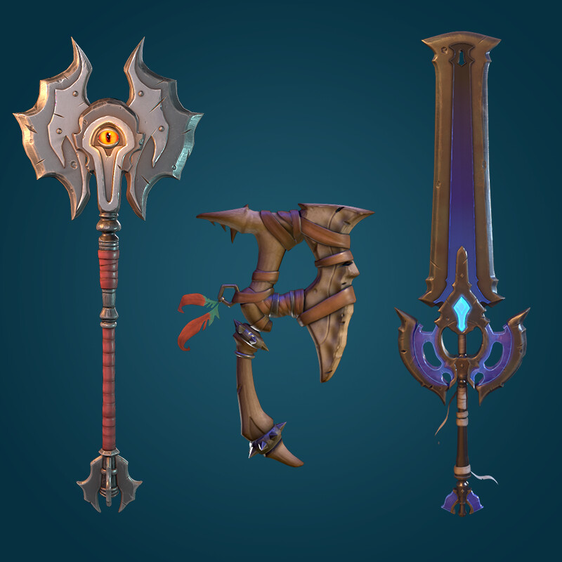 ArtStation - Fantasy Weapons