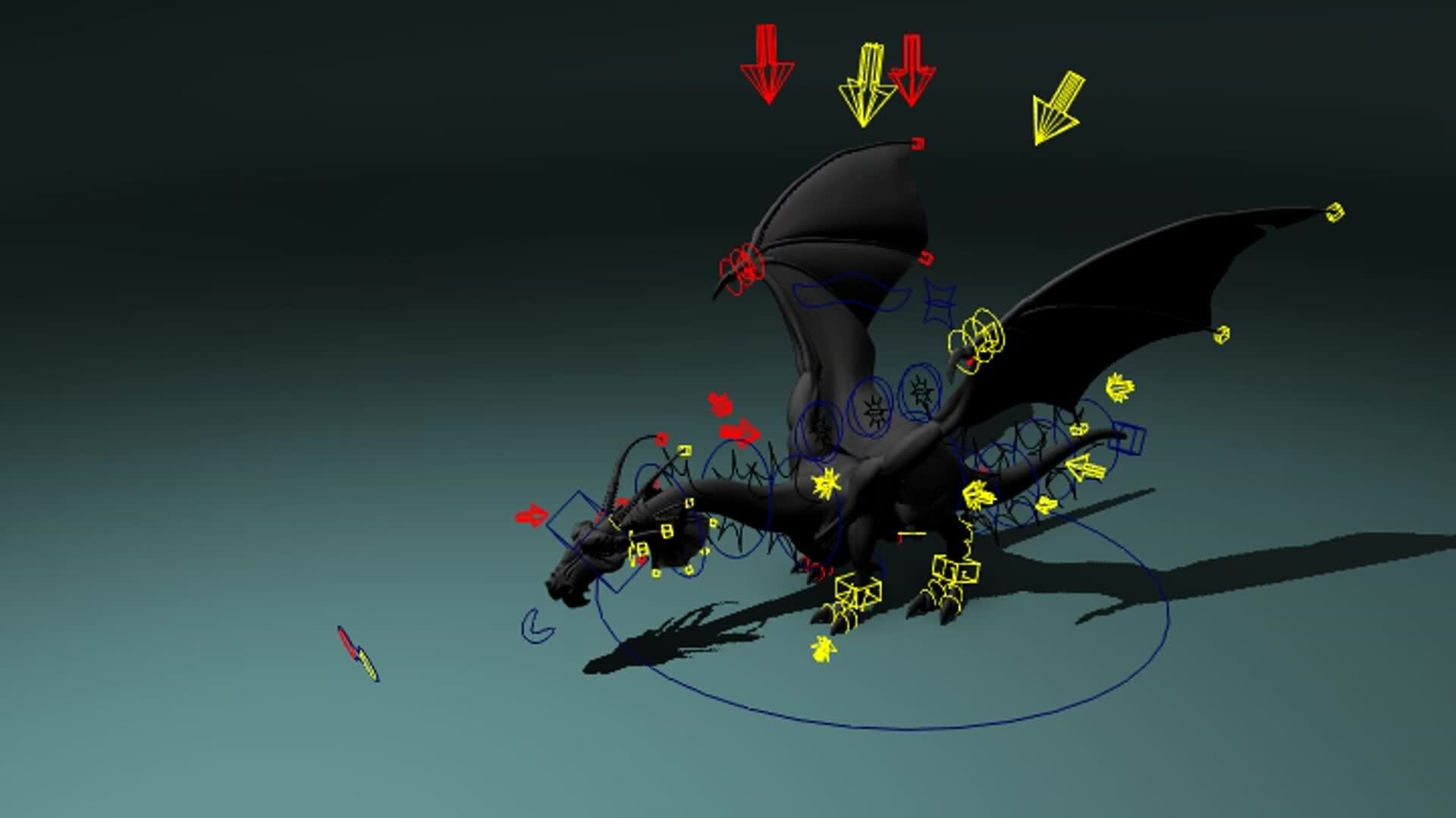 ArtStation - dragon rig