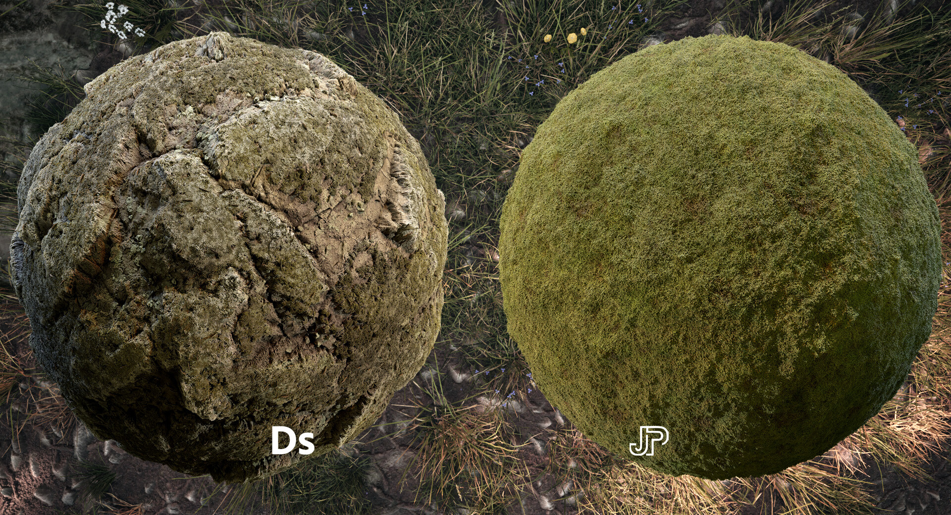 ArtStation - Overgrown Shrine Materials and Props