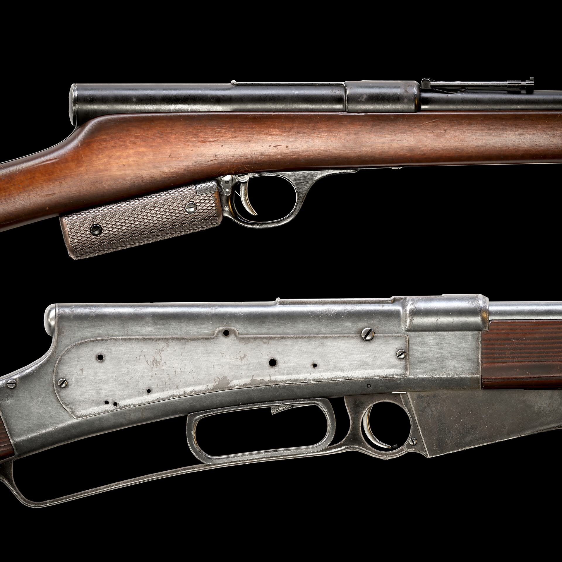 ArtStation - Vintage Rifles